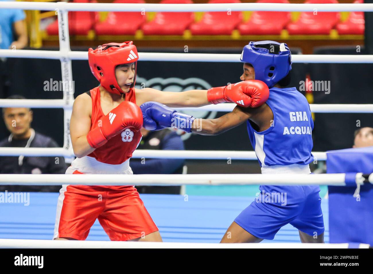 Busto Arsizio, Italy. 06th Mar, 2024. Acquah Janet and Guo Yi-Xuan ...
