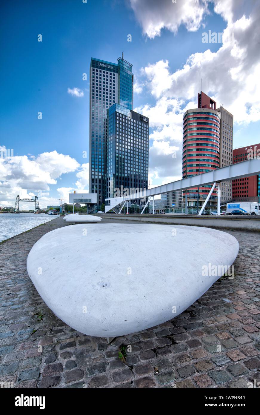 Deloitte office tower, Laan op Zuid, high-rise building, building ...