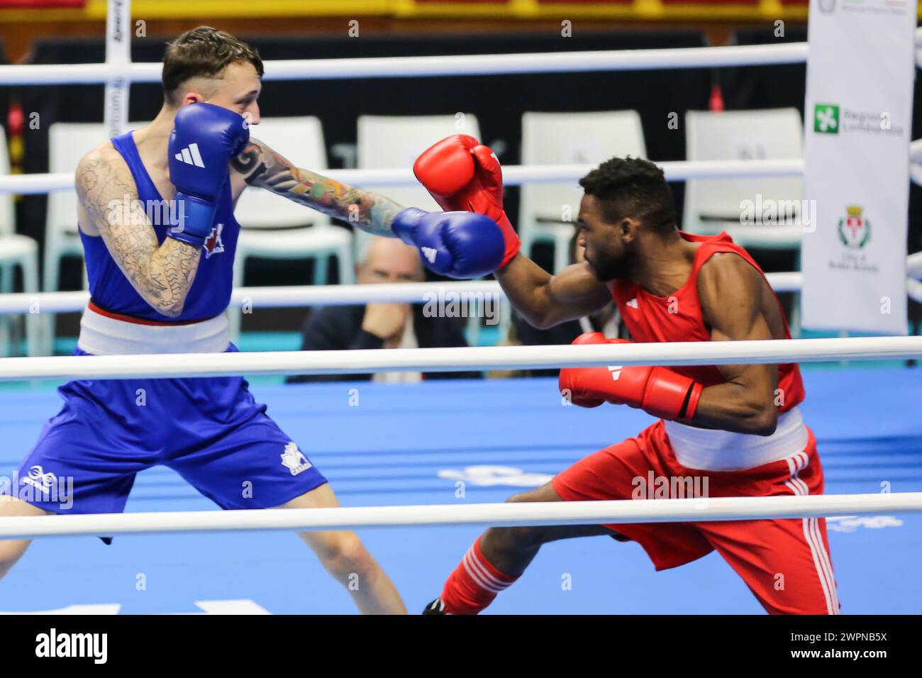 Busto Arsizio, Italy. 06th Mar, 2024. Gomes Pedro Manuel and Tremblay ...