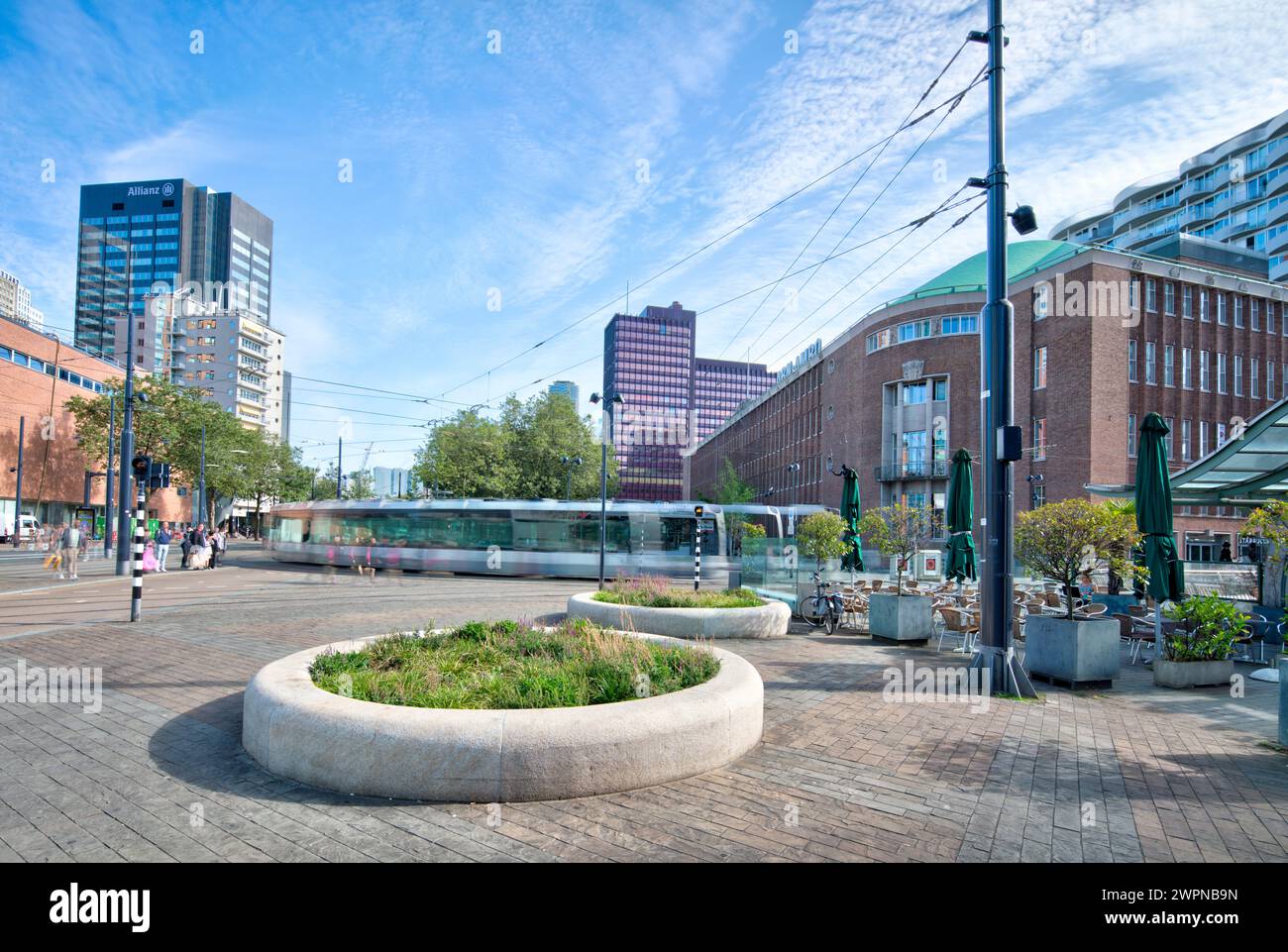 World Trade Center-Beurs, skyscrapers, Coolsingel, Beursplein, city ...