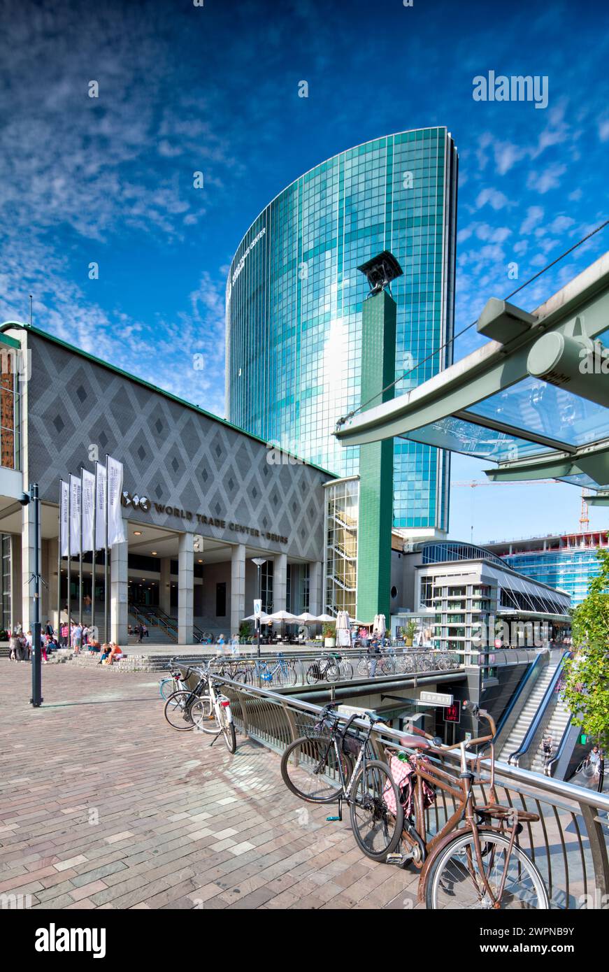 World Trade Center-Beurs, skyscrapers, Coolsingel, Beursplein, city ...