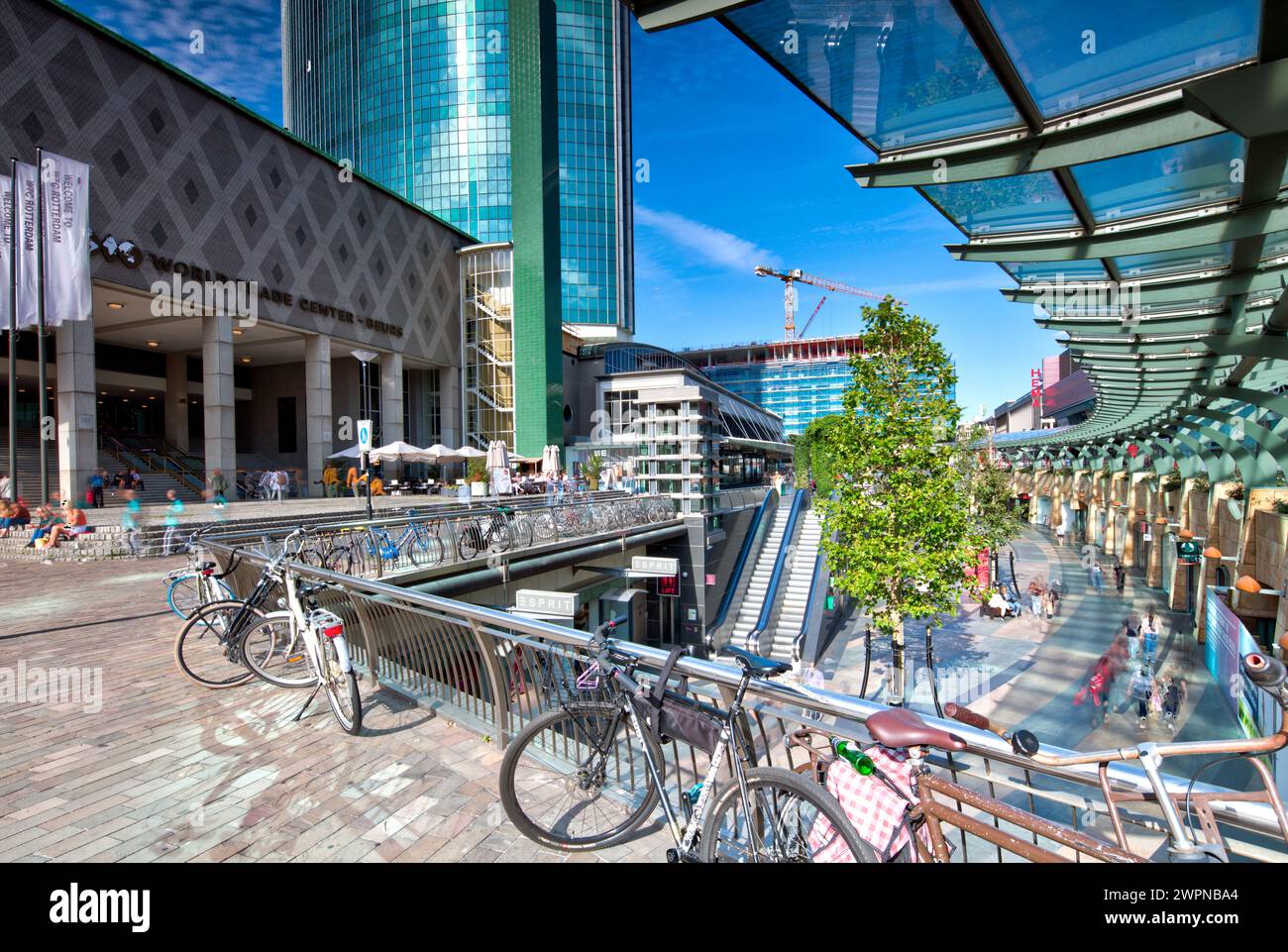 World Trade Center-Beurs, skyscrapers, Coolsingel, Beursplein, city ...