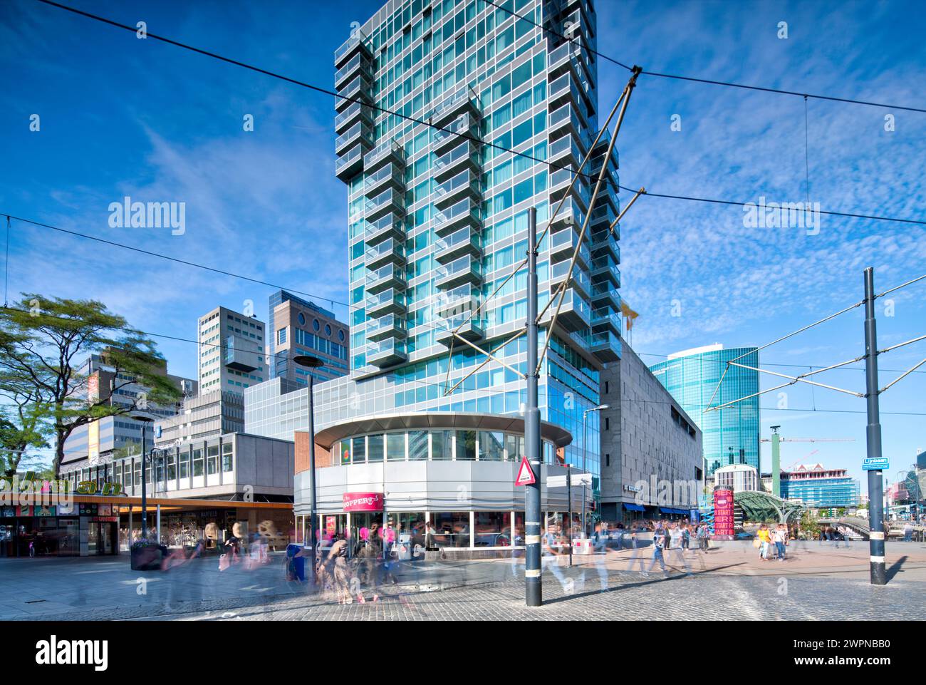 Beurstraverse, World Trade Center-Beurs, skyscrapers, city district ...