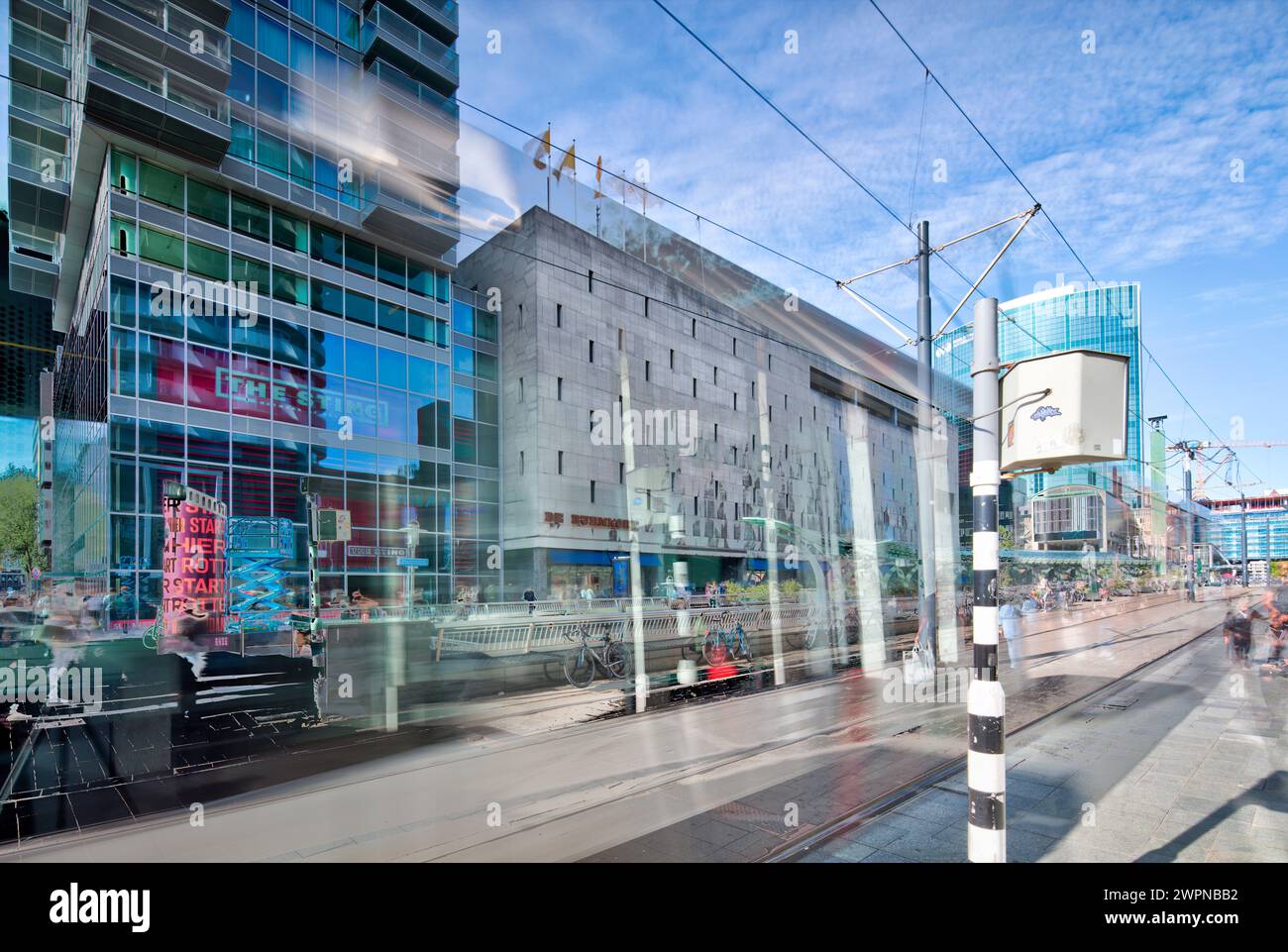 Beurstraverse, World Trade Center-Beurs, skyscrapers, city district ...