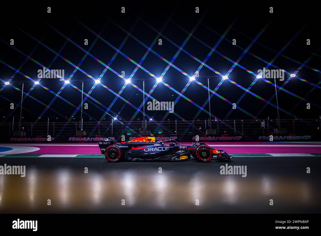 Jeddah, Arabie Saoudite. 08th Mar, 2024. 11 PEREZ Sergio (mex), Red Bull Racing RB20, action ...