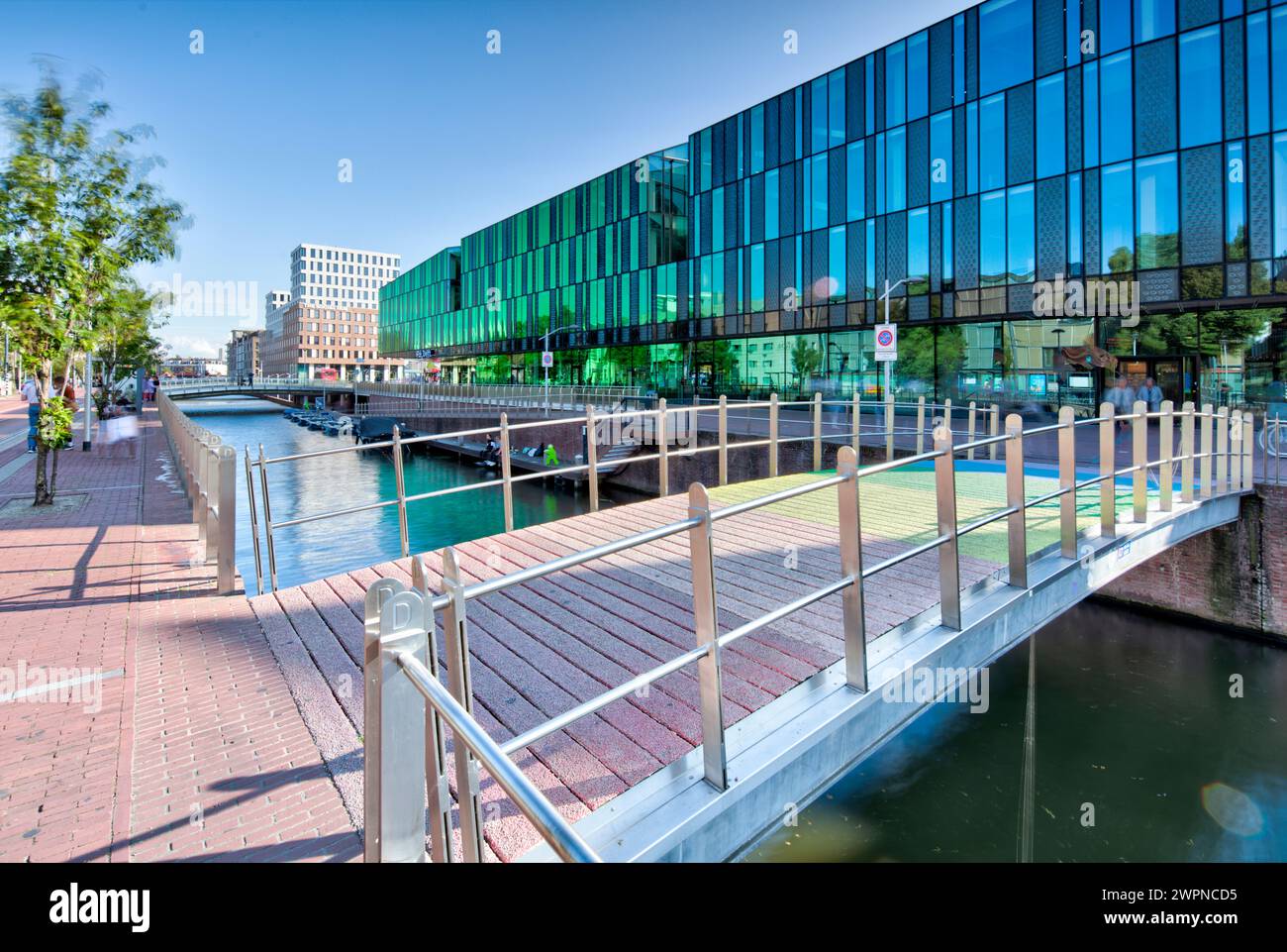 The Social Club, hotel, Delft station building, house facade, house ...