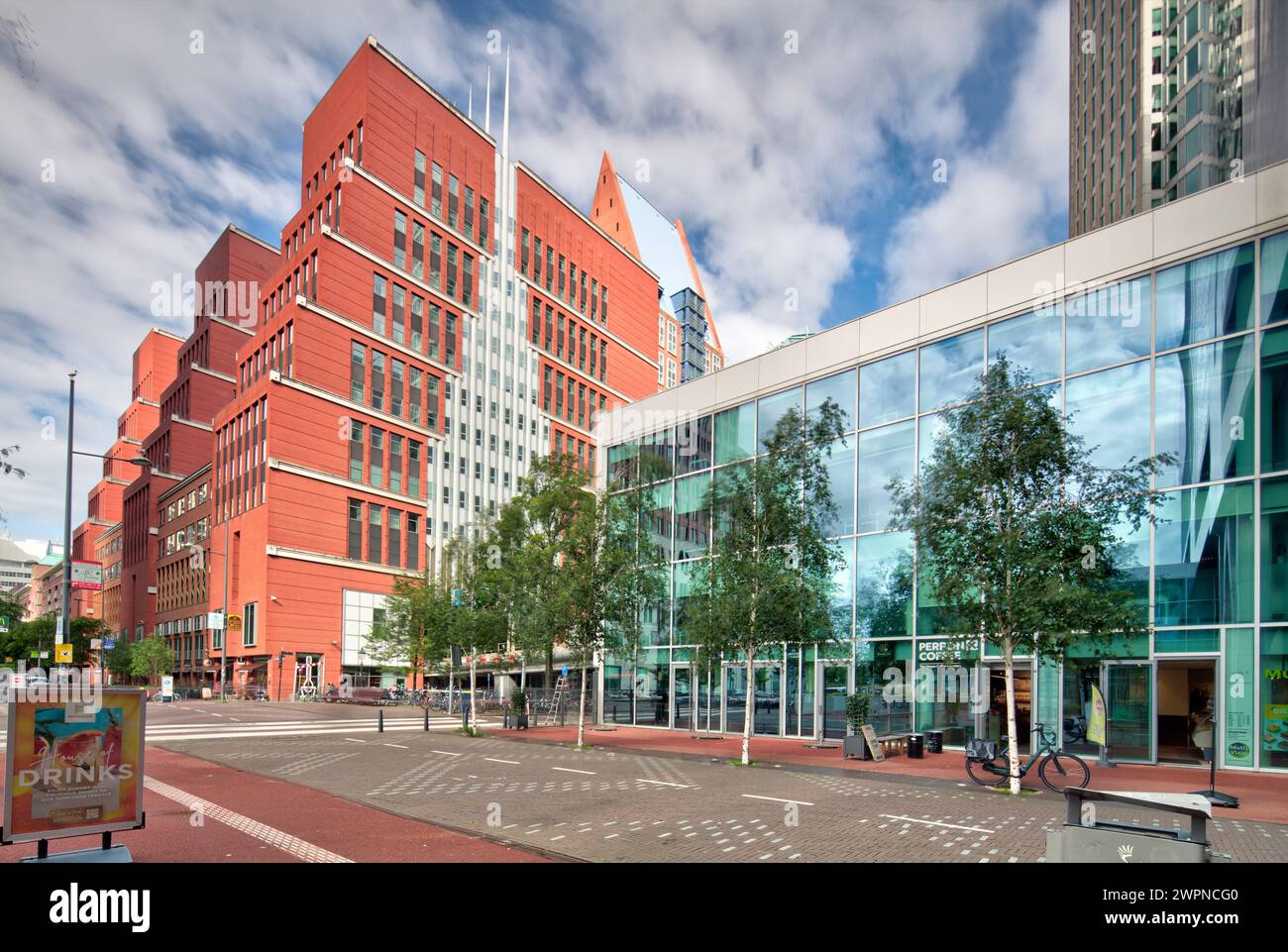 High-rise buildings, Rijnstraat, house facade, architecture, view, The ...