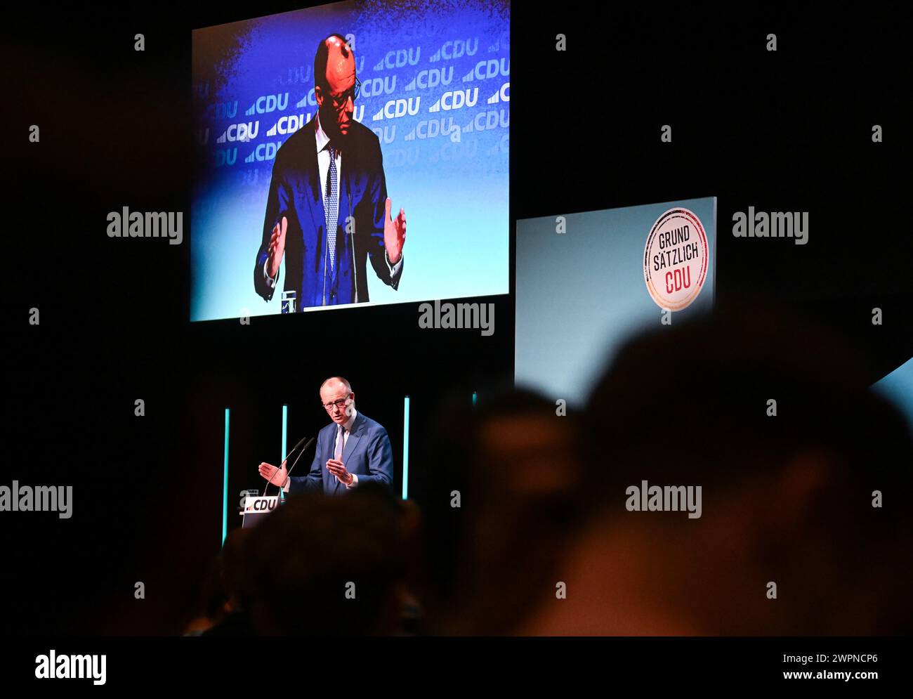 Stuttgart, Germany. 08th Mar, 2024. Friedrich Merz, Federal Chairman of ...