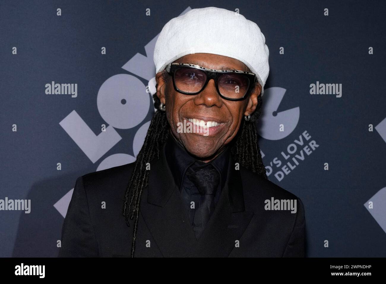 Nile Rodgers attends the 8th annual Love Rocks NYC concert benefiting ...