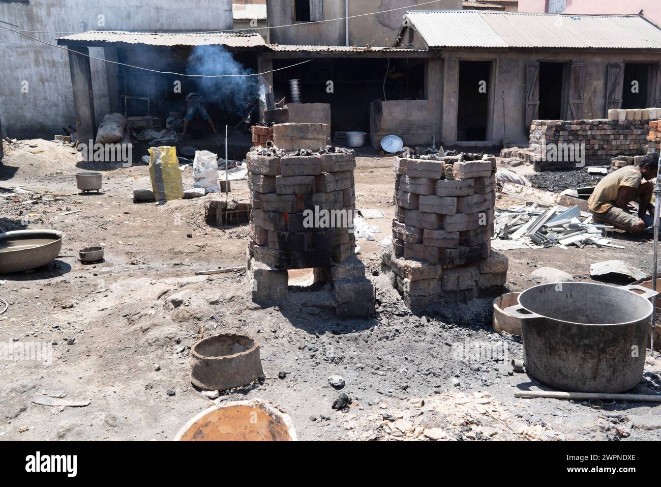 Aluminium recycling furnace hi-res stock photography and images - Alamy