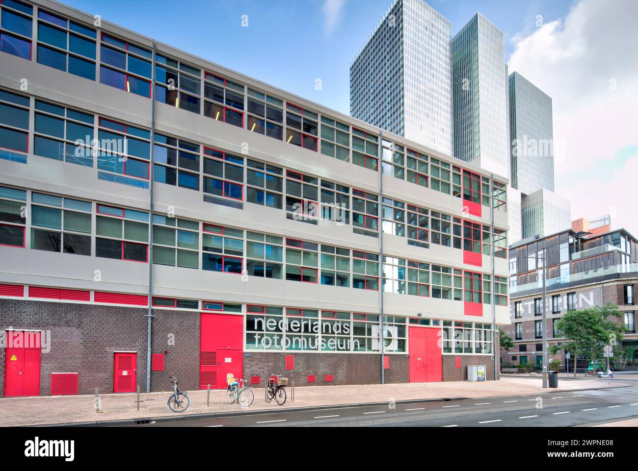 Photomuseum, Wilhelminakade, skyscrapers, house facade, landmark ...