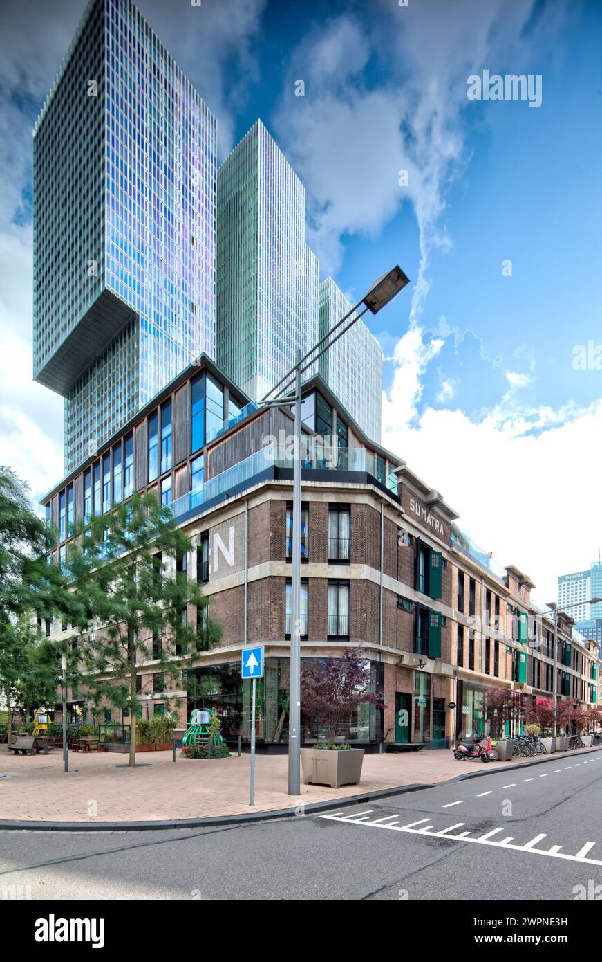 Foodhallen, Pakhuismeesteren, skyscraper, building facade, landmark ...