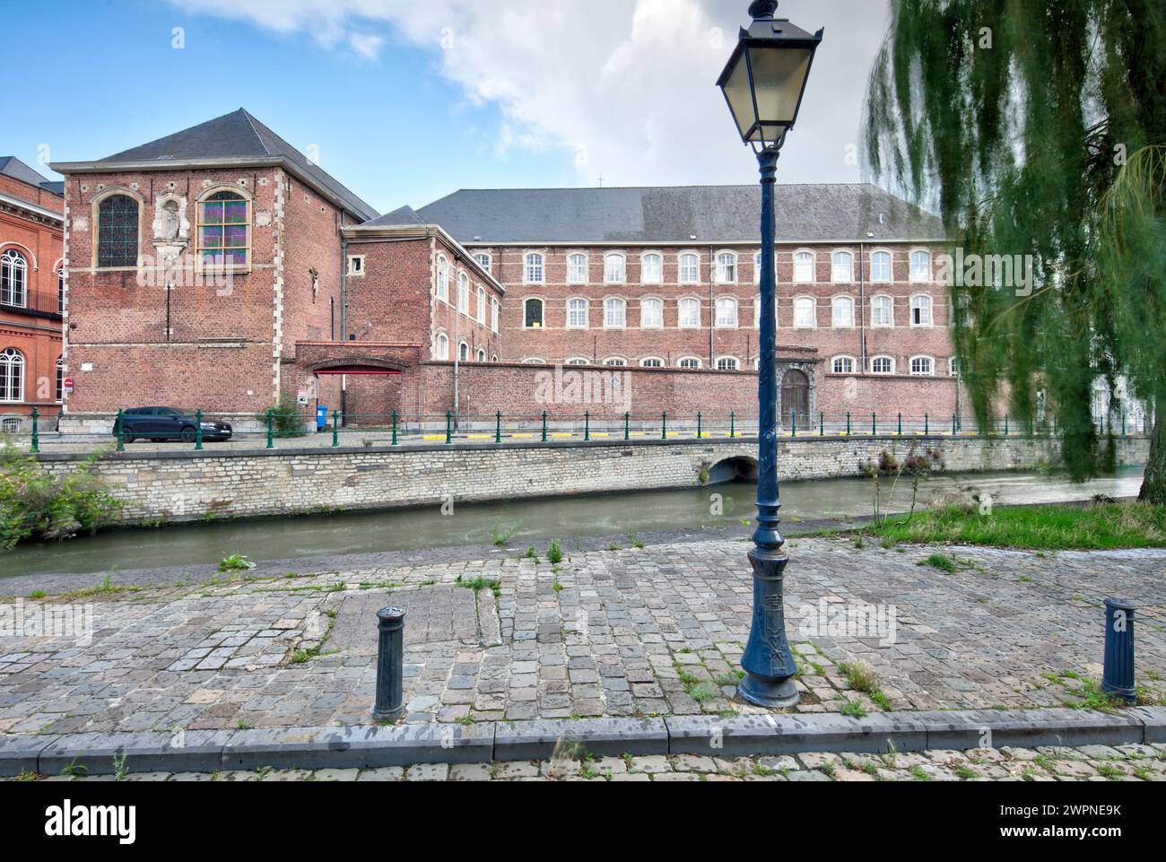 Augustinian monastery, Lieve canal, house facade, architecture ...