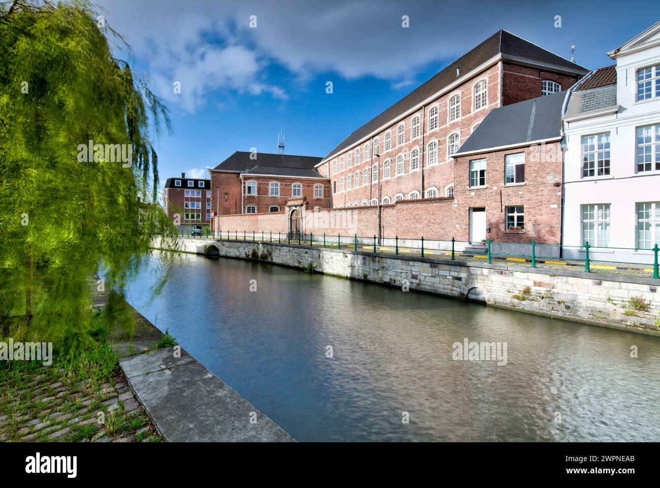 Augustinian monastery, Lieve canal, house facade, architecture ...