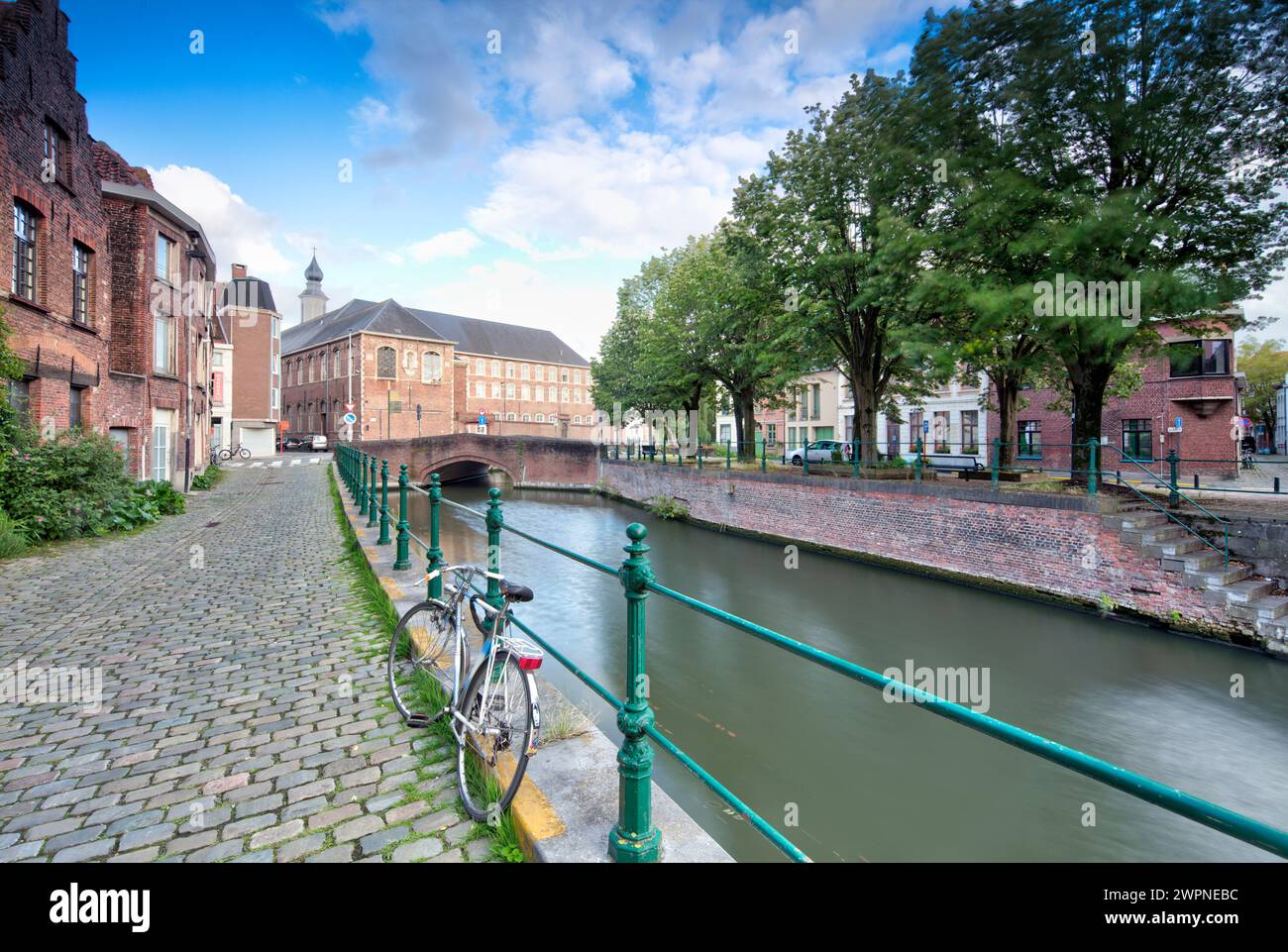 Augustinian monastery, Lieve canal, house facade, architecture ...