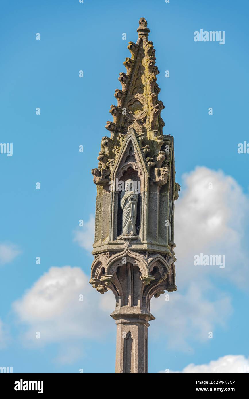 The Cross, Monmouth, also known as Overmonnow Cross, reconstructed in ...