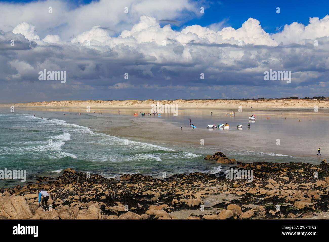 Plage de la Torche, Finistere, Brittany Stock Photo - Alamy