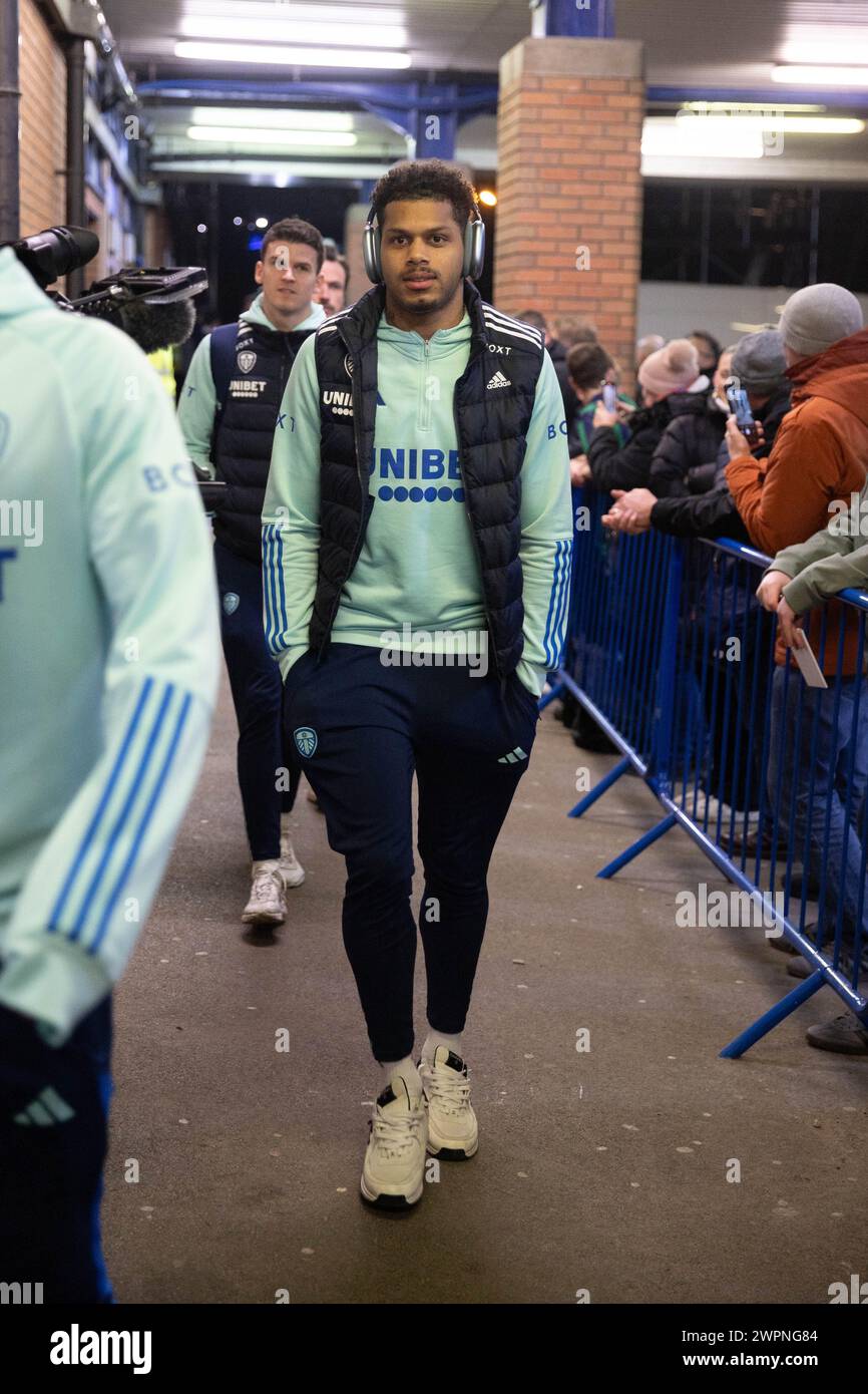 Georginio Rutter (Leeds United) before the Sky Bet Championship match ...