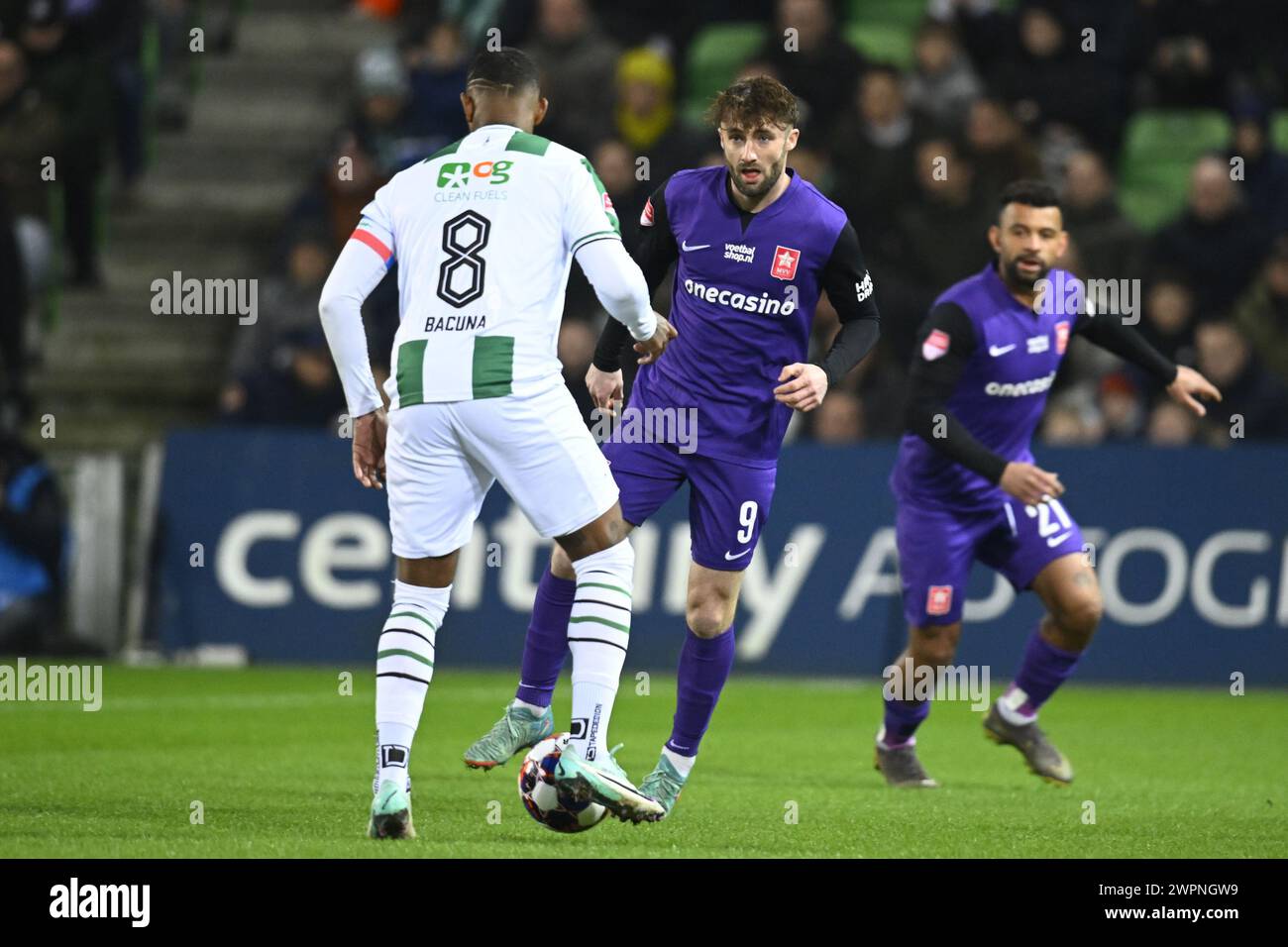 Groningen, Nederland. 08th Mar, 2024. GRONINGEN, 08-03-2024, Stadion ...