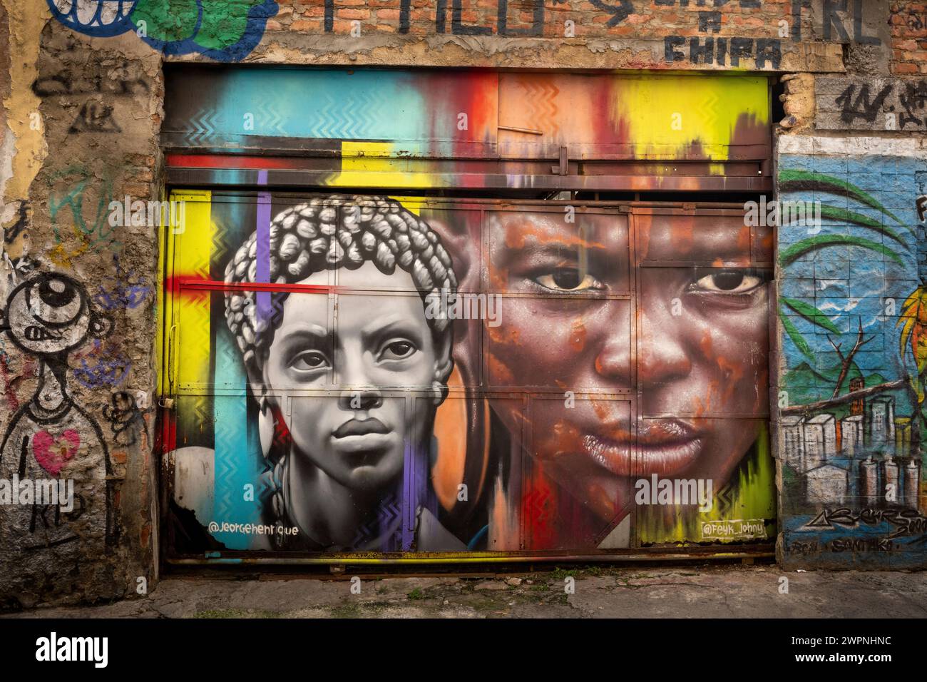 Street Life Graffiti Rio de Janeiro Stock Photo - Alamy