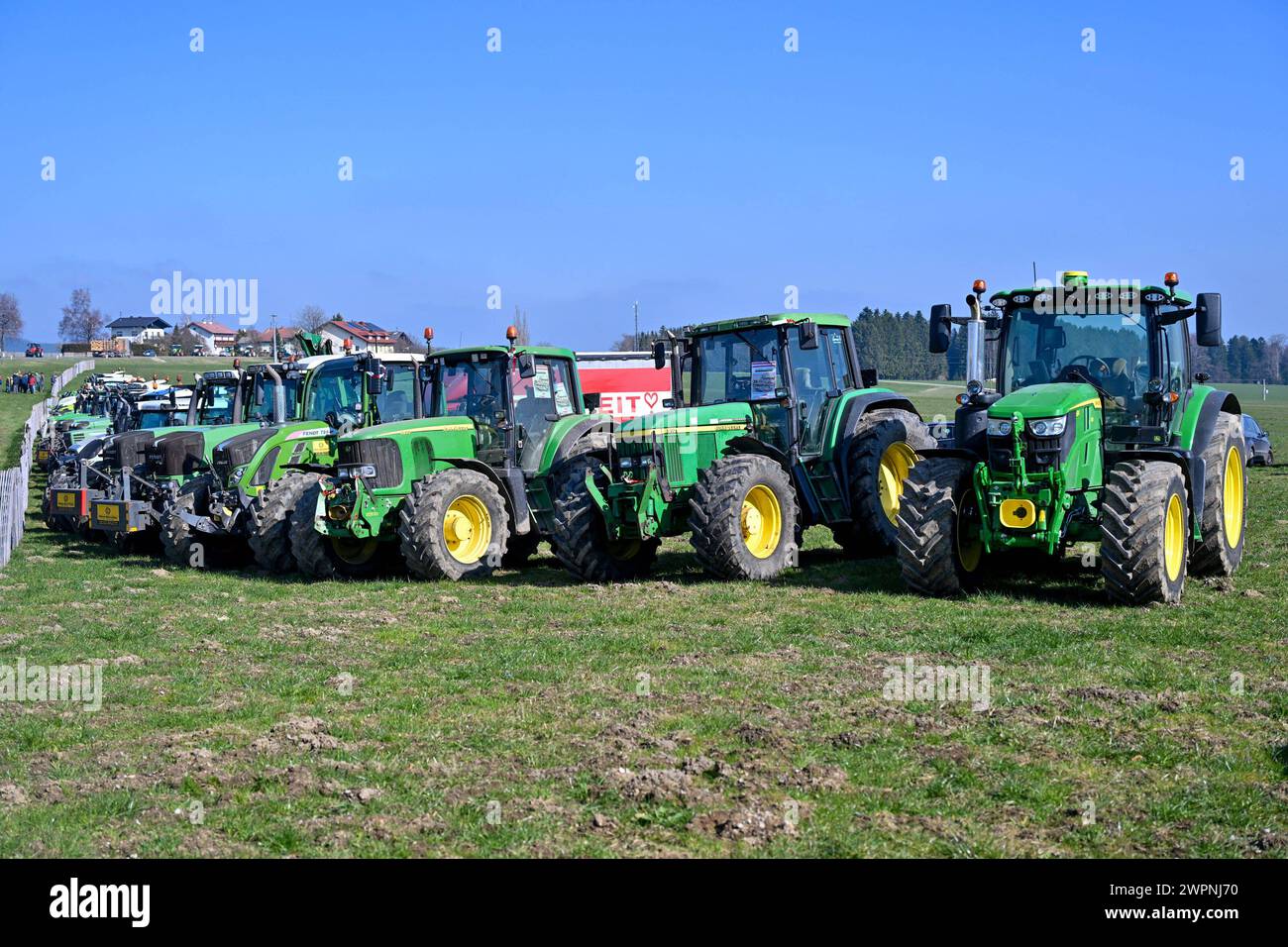 Bauernprotest, Poendorf 08.03.2024, Poendorf, AUT, Bauernprotest, im ...