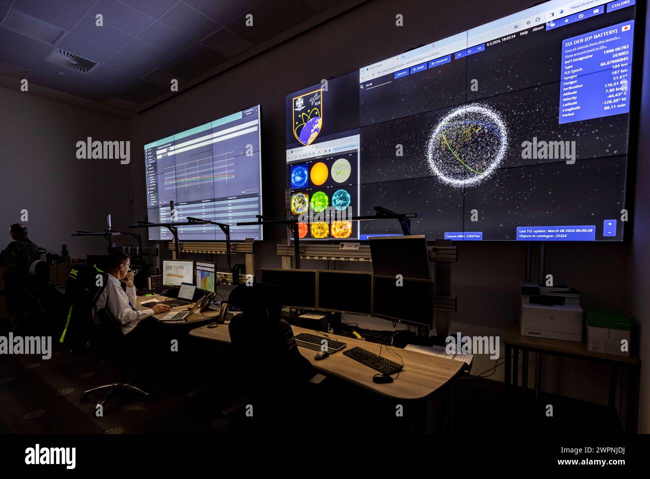 Uedem, Germany. 08th Mar, 2024. The orbit and other important data on ...