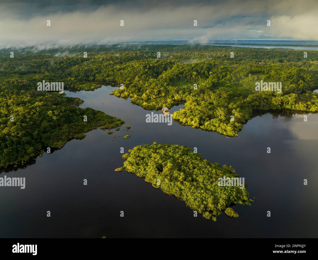 Amazon rainforest brazil aerial shot hi-res stock photography and ...