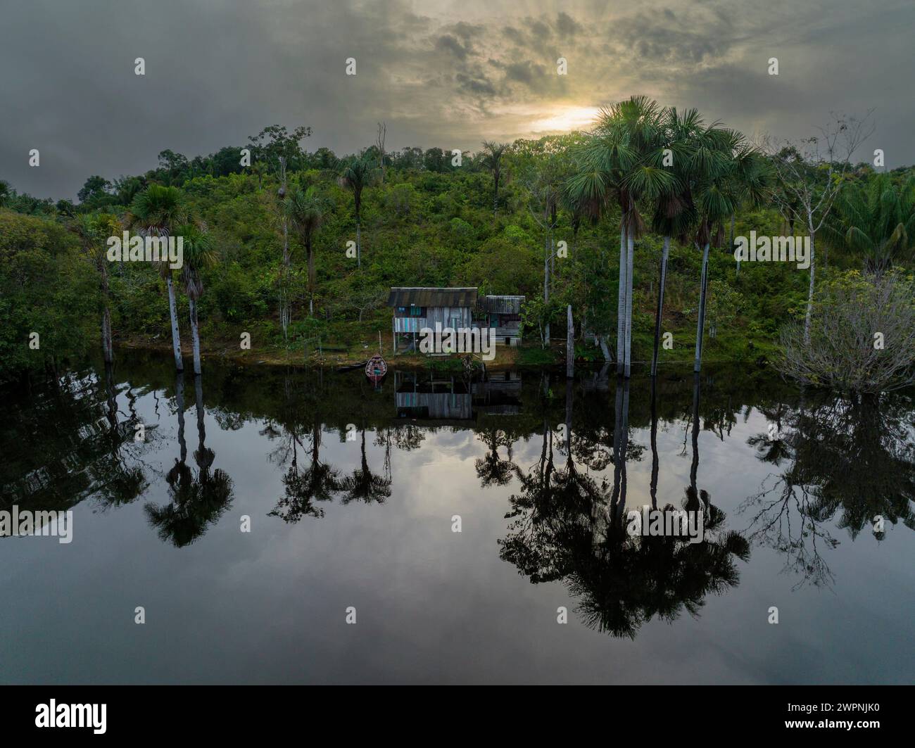 Amazon river birds eye hi-res stock photography and images - Alamy