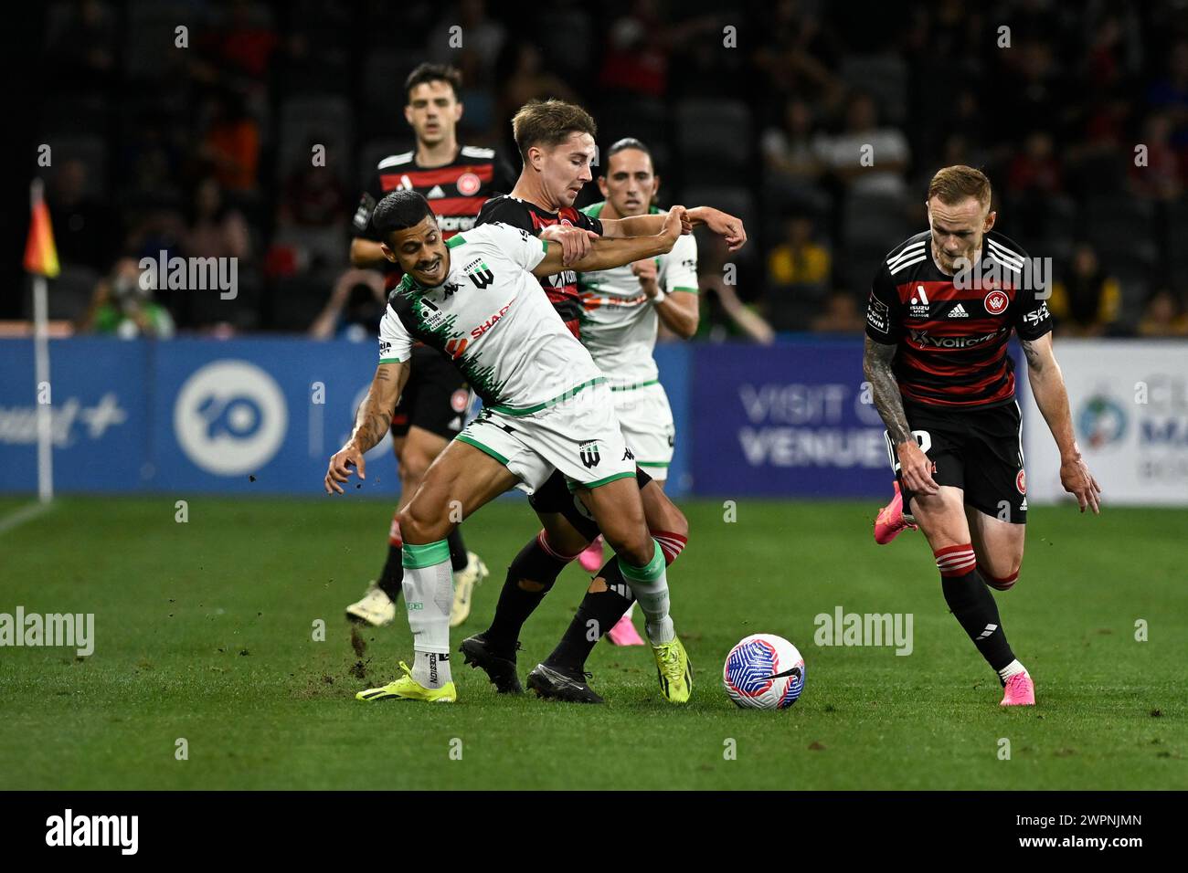 8th March 2024; CommBank Stadium, Sydney, NSW, Australia: A-League ...