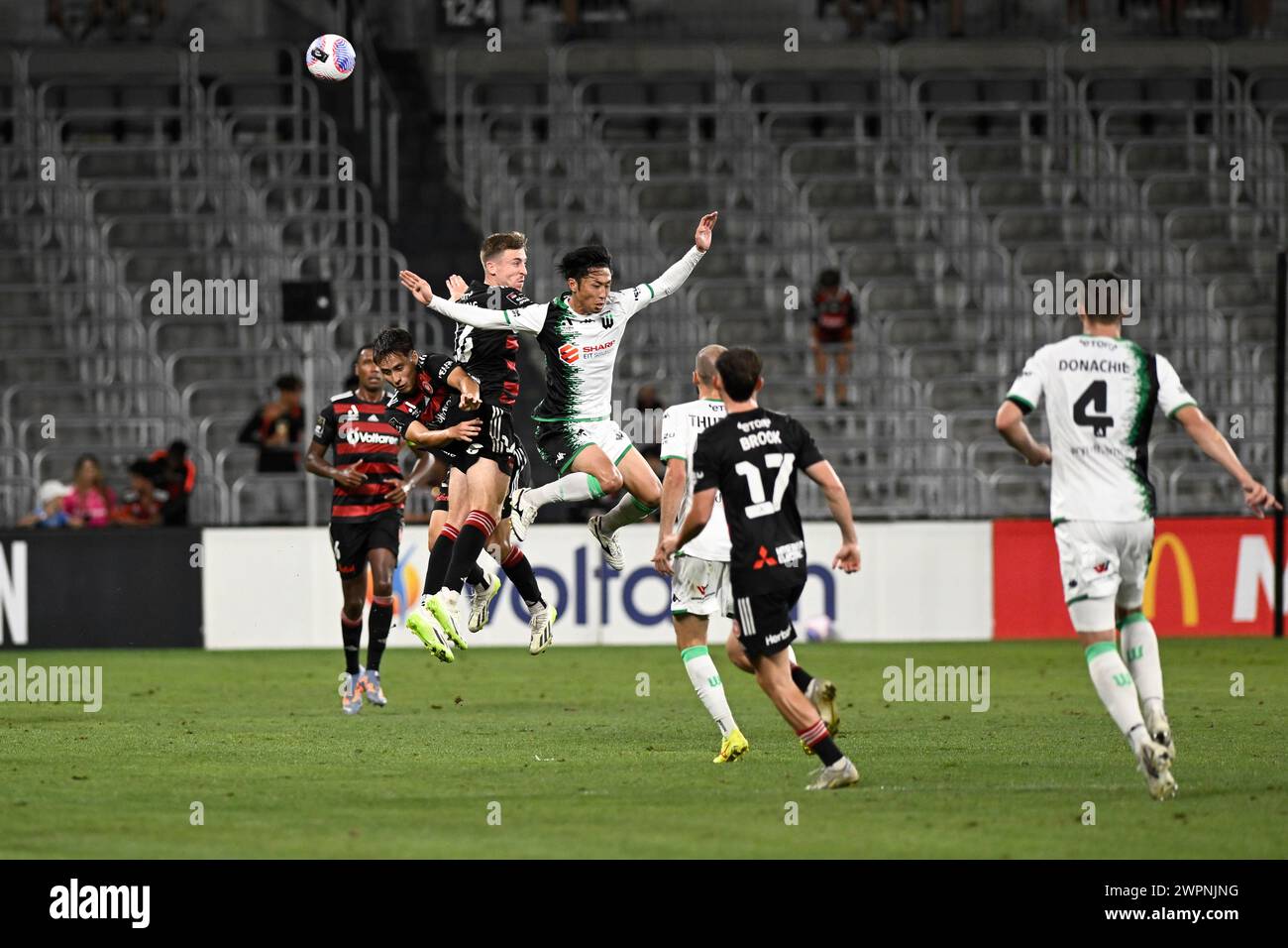 8th March 2024; CommBank Stadium, Sydney, NSW, Australia: A-League ...
