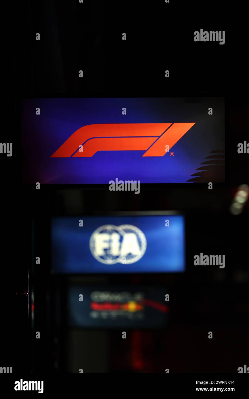 Jeddah, Saudi Arabia. 08th Mar, 2024. Paddock atmosphere - FIA, F1, and ...