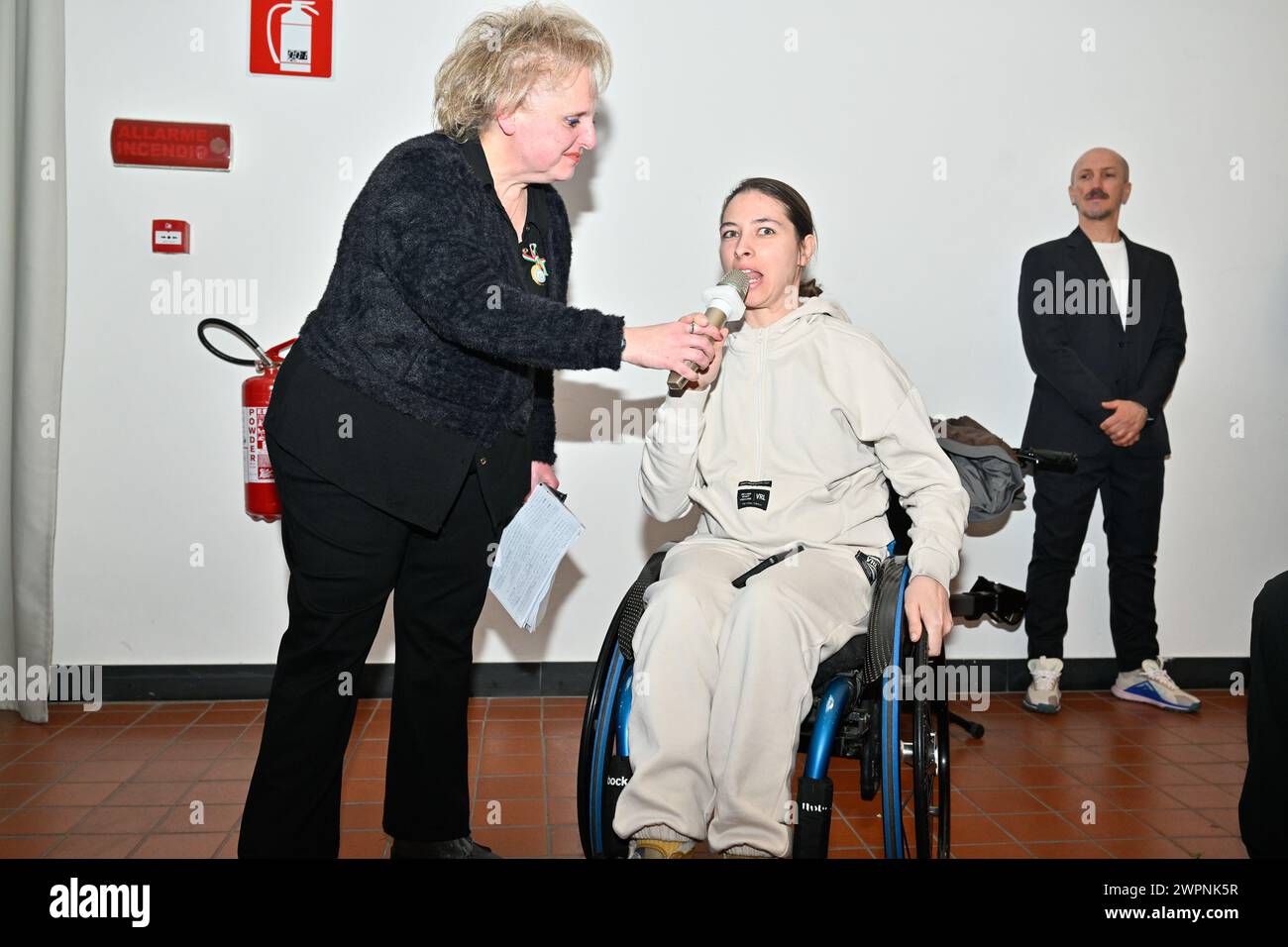 Savona, Italy. 08th Mar, 2024. Sala della Sibilla del Priamar, Savona ...