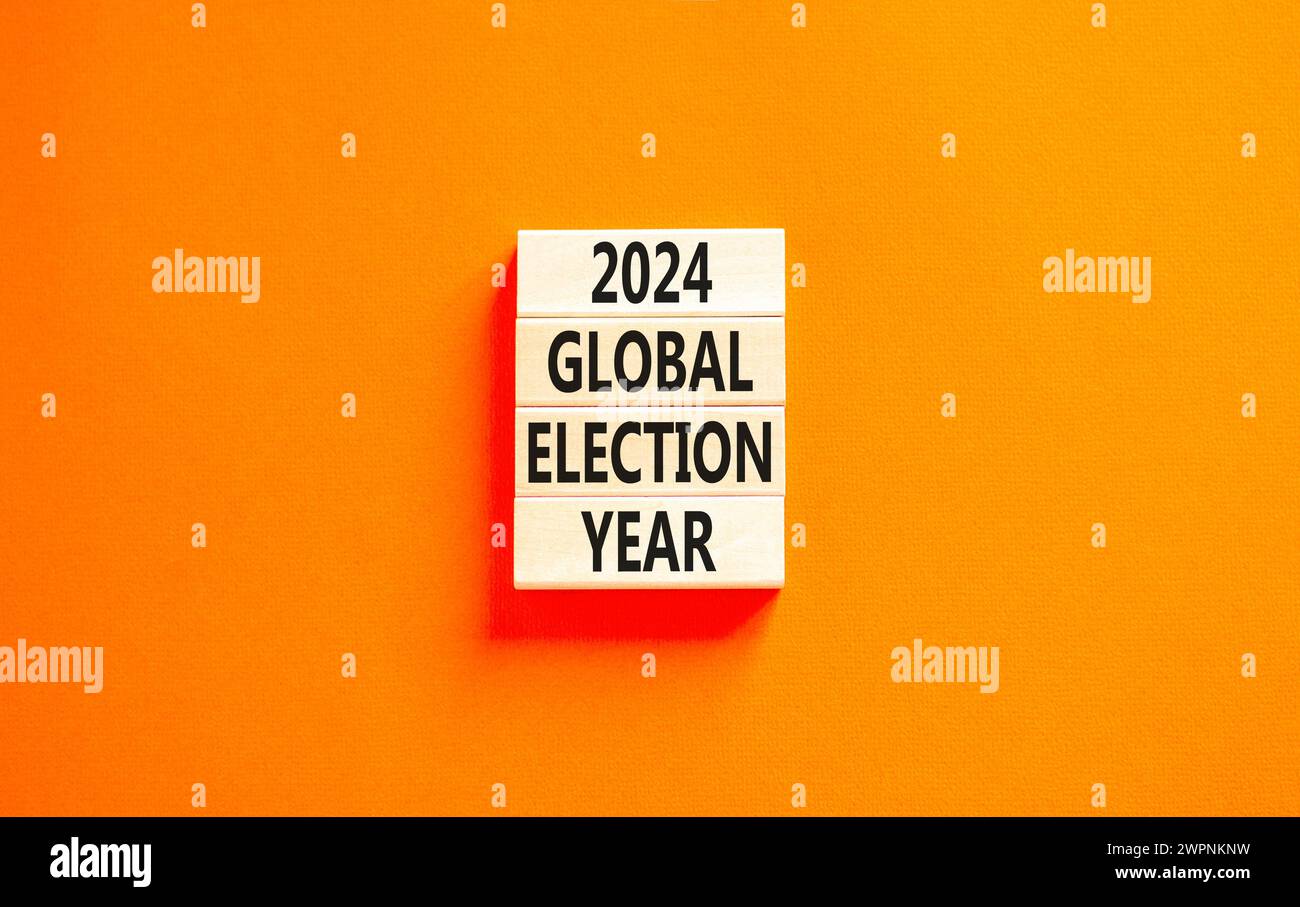2024 global election year symbol. Concept words 2024 global election ...