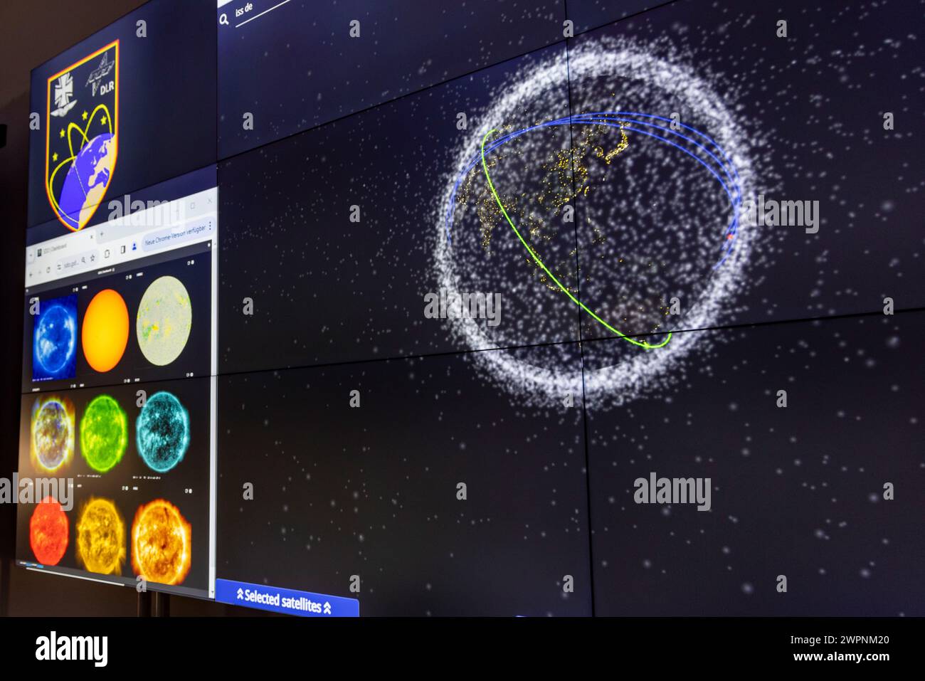 Uedem, Germany. 08th Mar, 2024. The orbit and other important data on ...