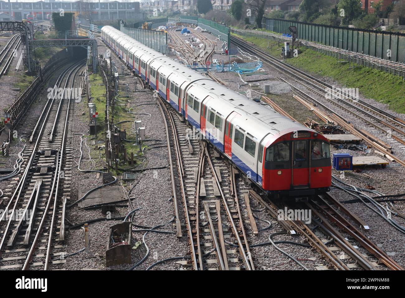London underground depot hi-res stock photography and images - Alamy