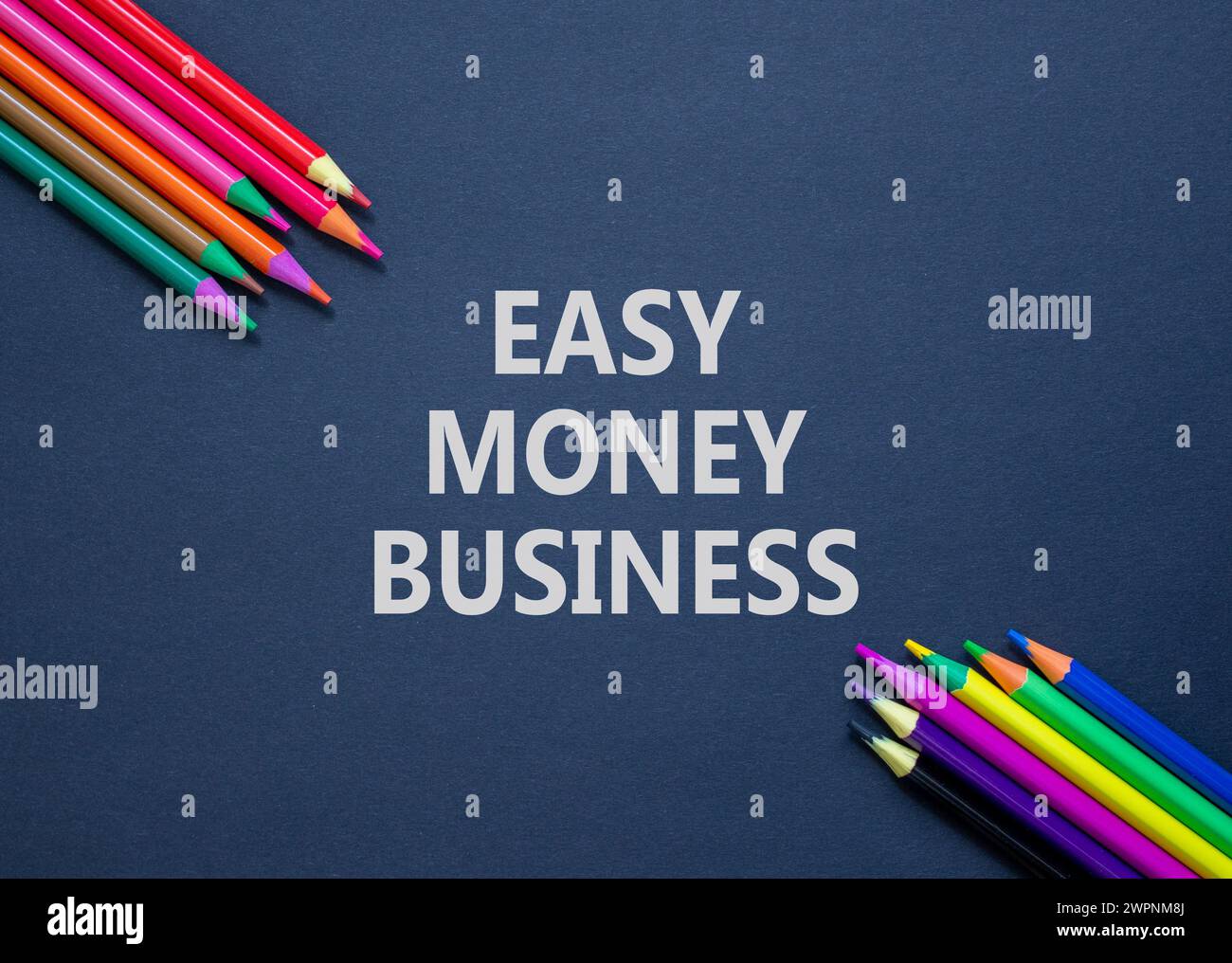 Easy money business symbol. Concept words Easy money business on ...
