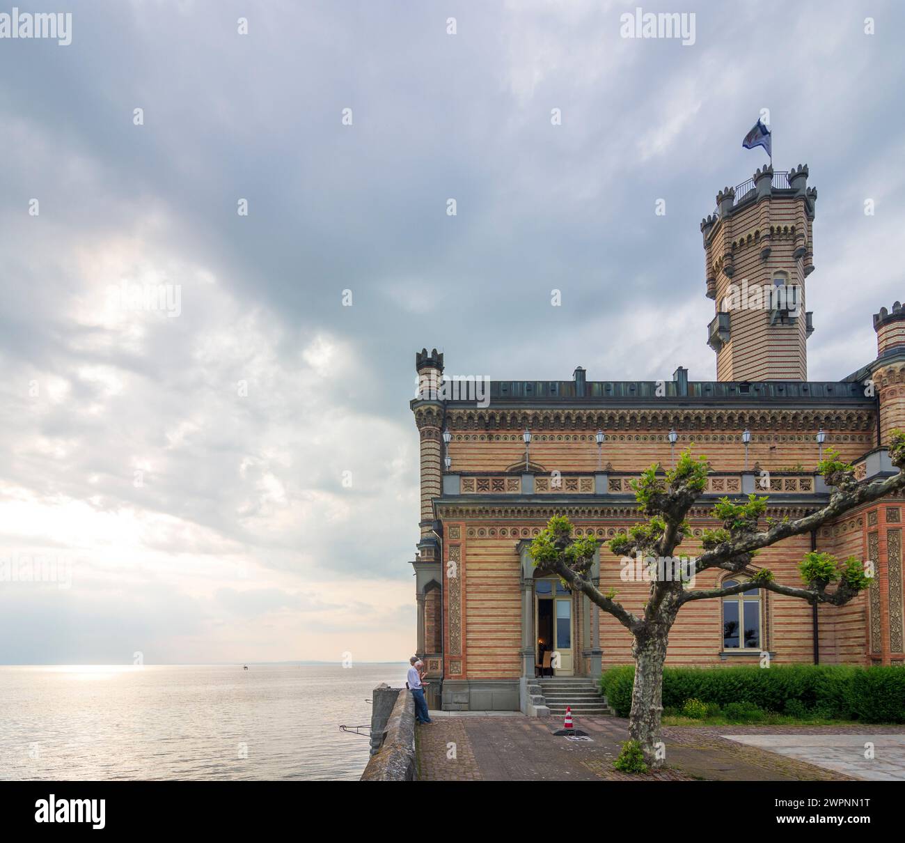 Langenargen, Schloss Montfort Castle, Lake Constance at Lake Constance ...