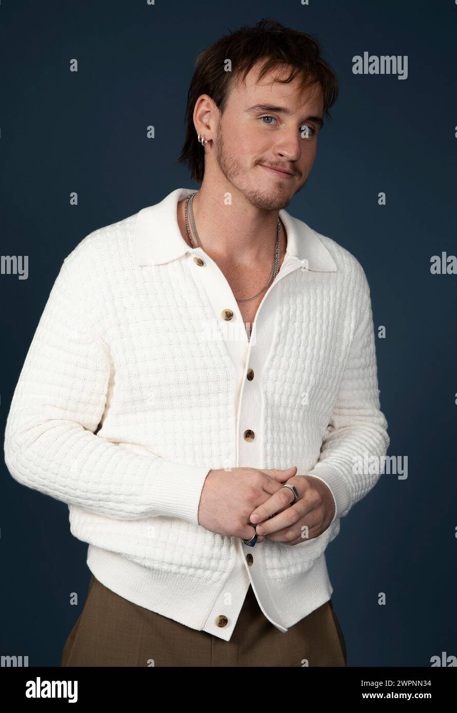 Conor Merrigan Turner poses for a portrait to promote "Apples Never ...