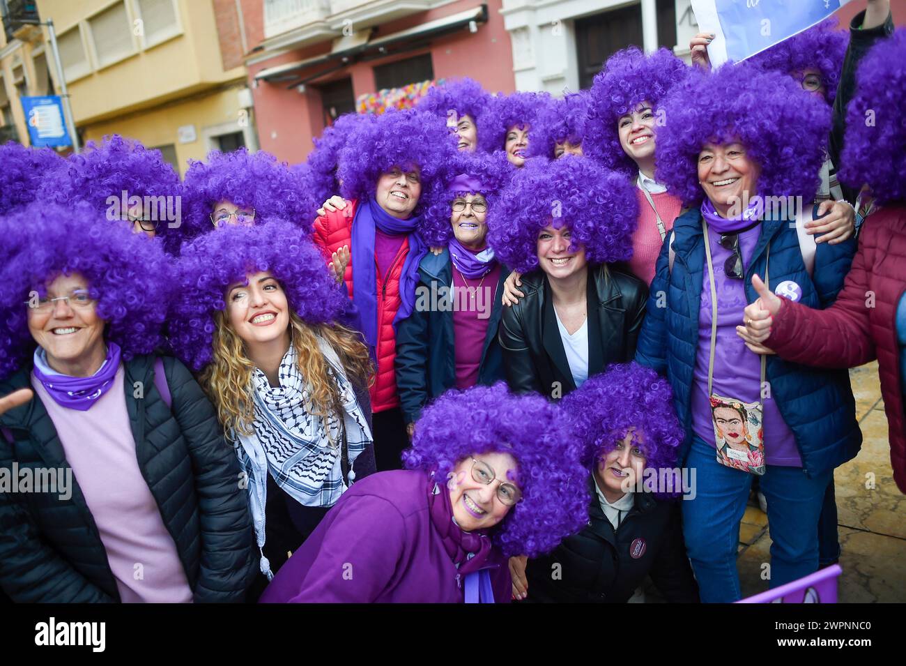 Women dressed in costumes participated in the vibrant demonstration of ...