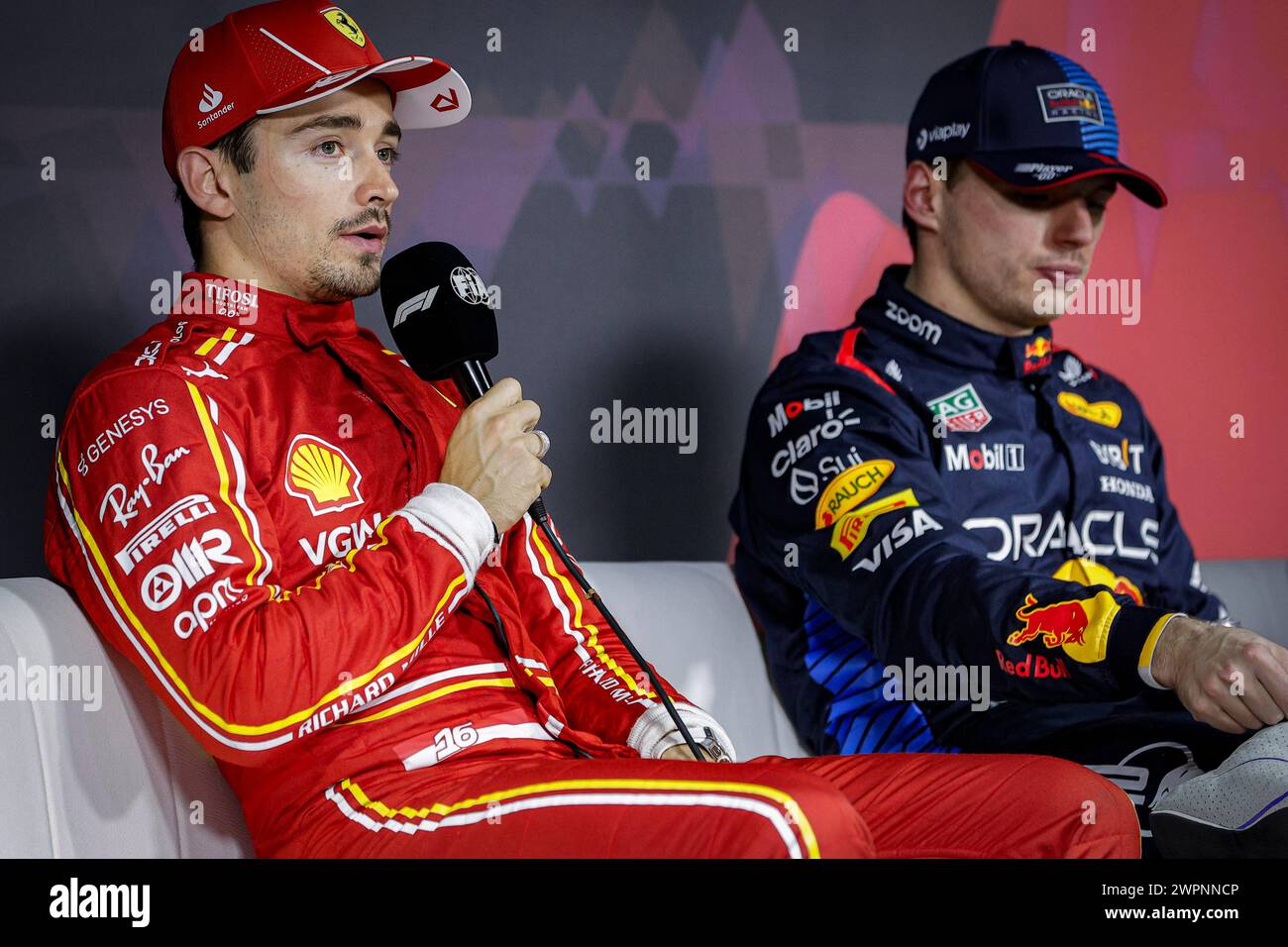 Jeddah, Arabie Saoudite. 08th Mar, 2024. LECLERC Charles (mco), Scuderia Ferrari SF-24, portrait ...
