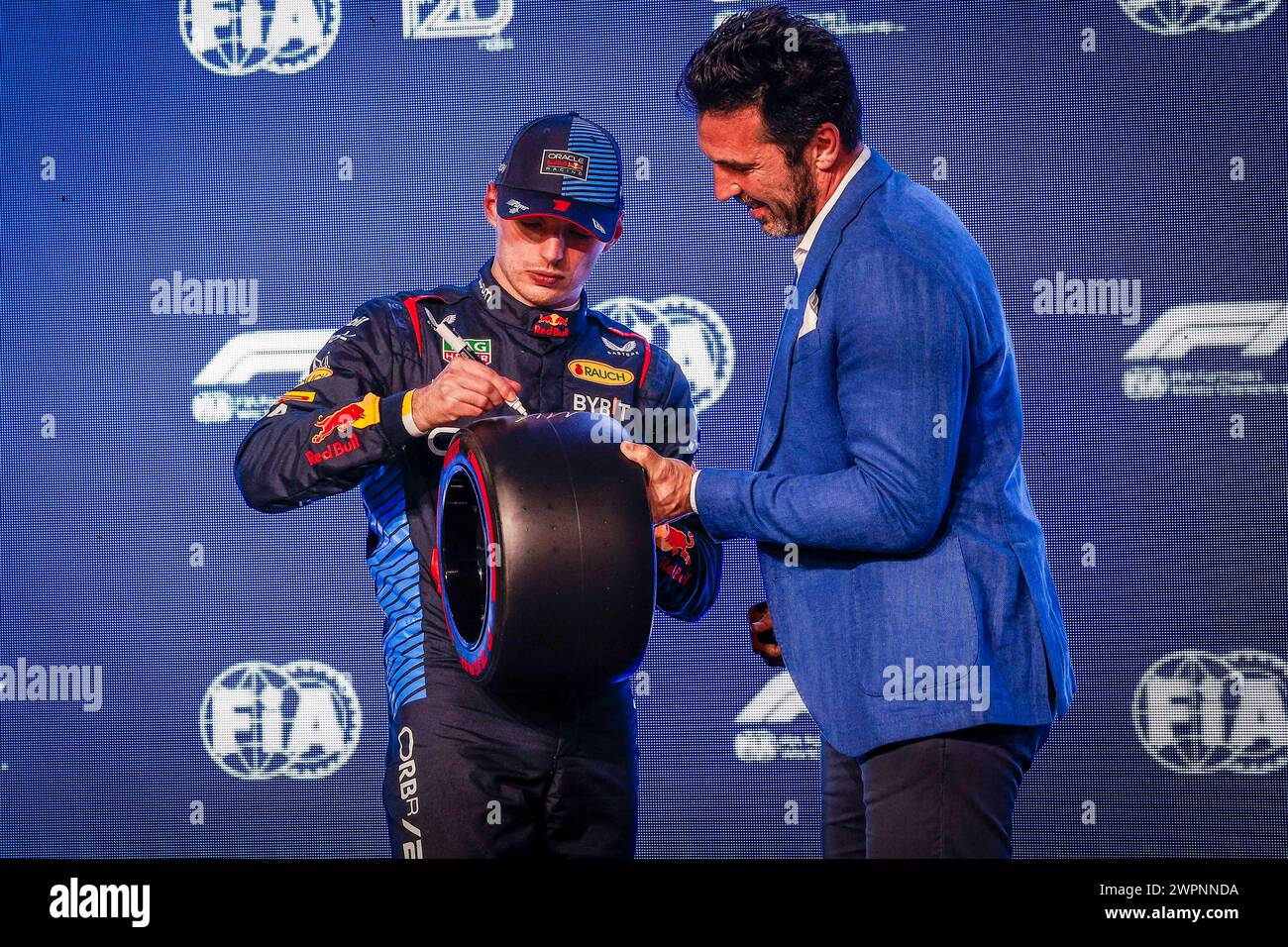 Jeddah, Arabie Saoudite. 08th Mar, 2024. VERSTAPPEN Max (ned), Red Bull ...