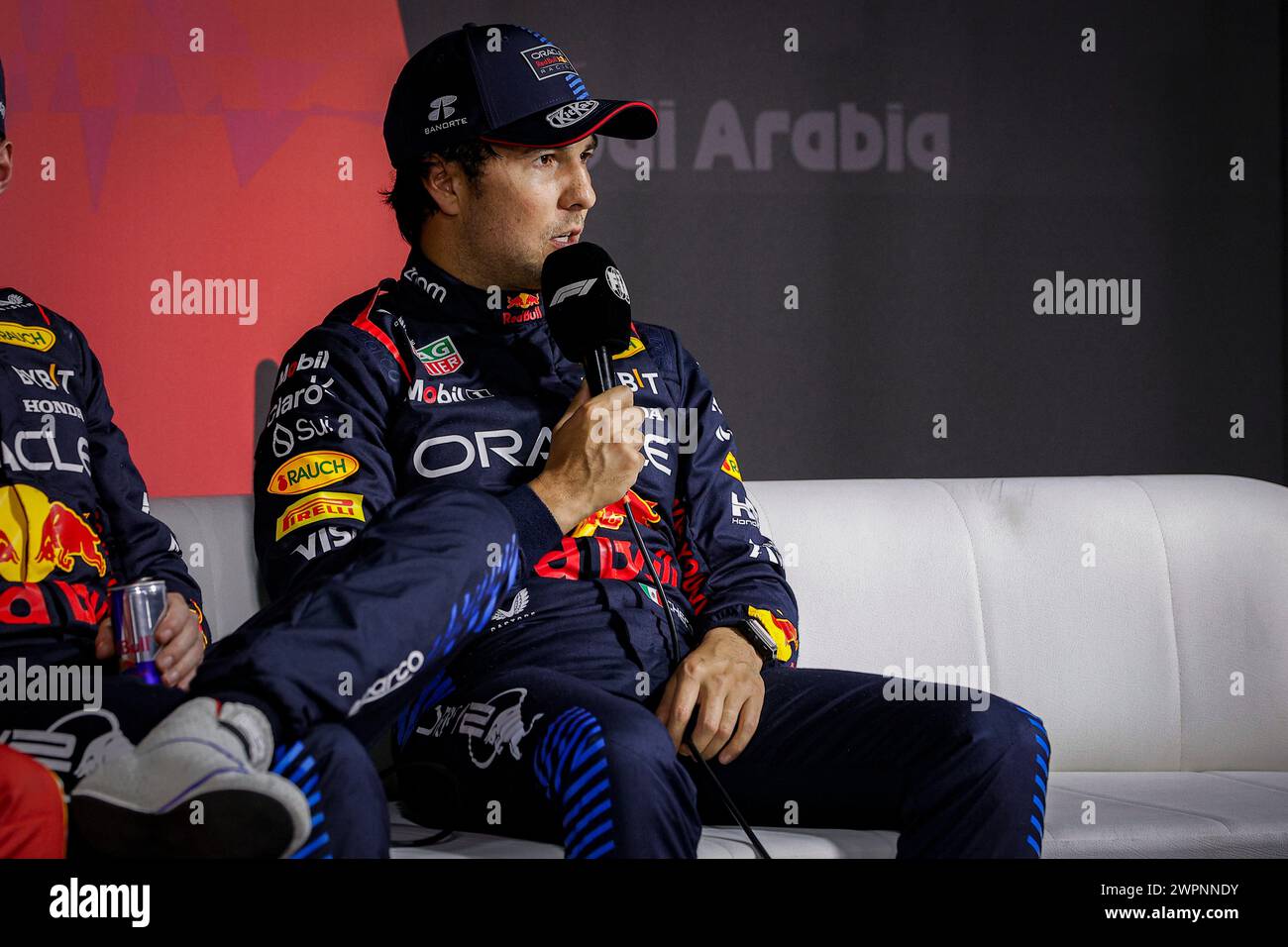 Jeddah, Arabie Saoudite. 08th Mar, 2024. PEREZ Sergio (mex), Red Bull Racing RB20, portrait ...