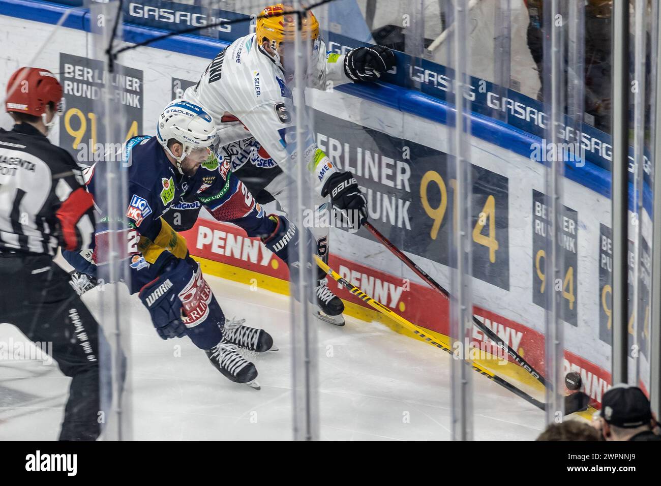 Berlin, Germany. 08th Mar, 2024. Ice hockey: DEL, Eisbären Berlin ...