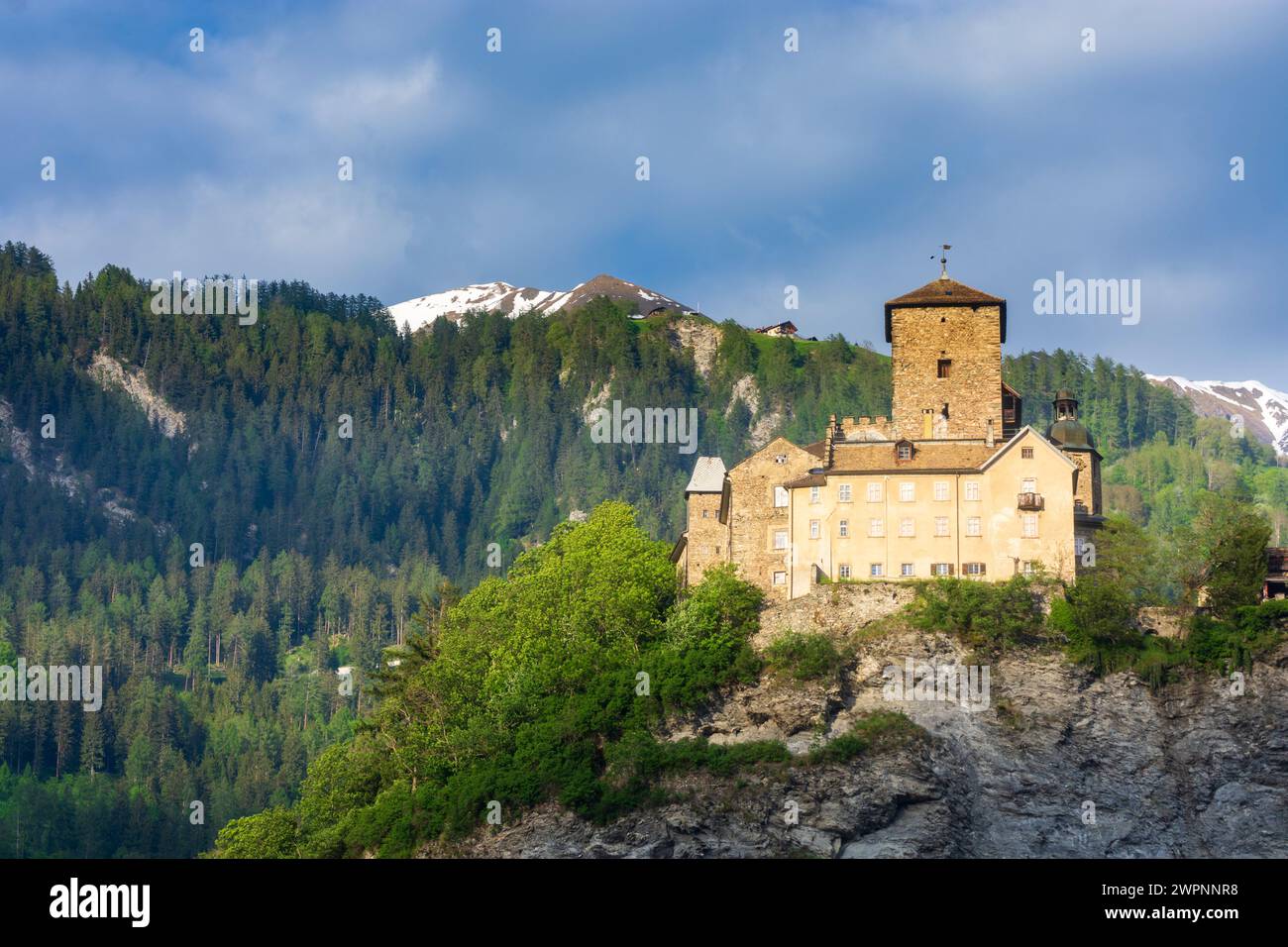 Domleschg, Schloss Ortenstein Castle in Viamala, Grisons, Switzerland ...