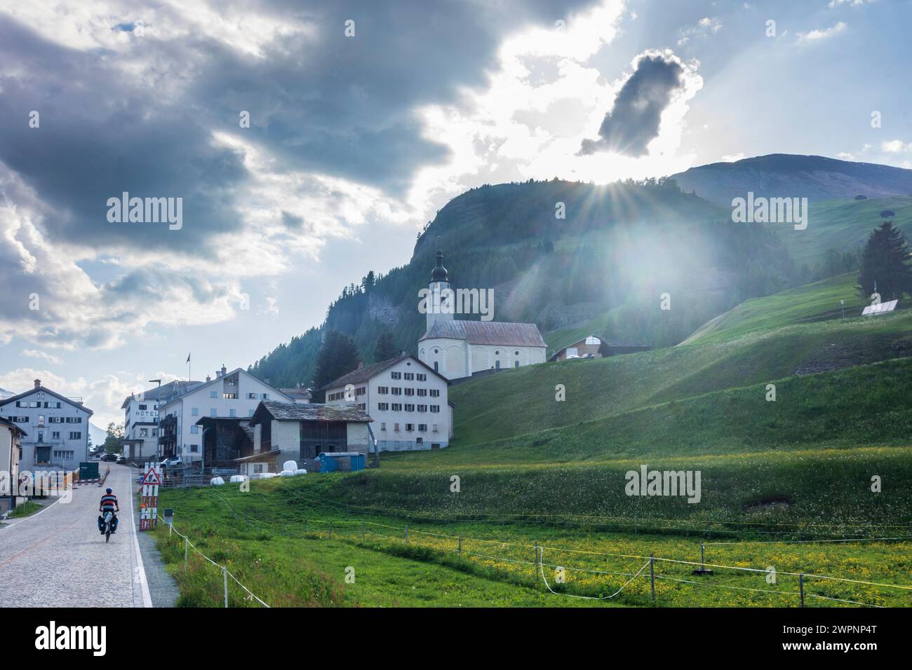 Village splugen in viamala hi-res stock photography and images - Alamy