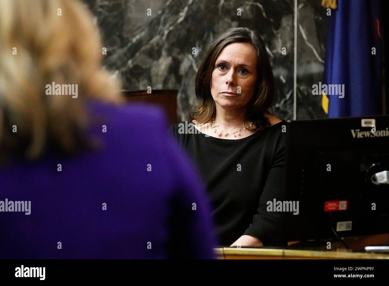 Kristy Gibson-Marshall, assistant principal at Oxford H.S. testifies ...