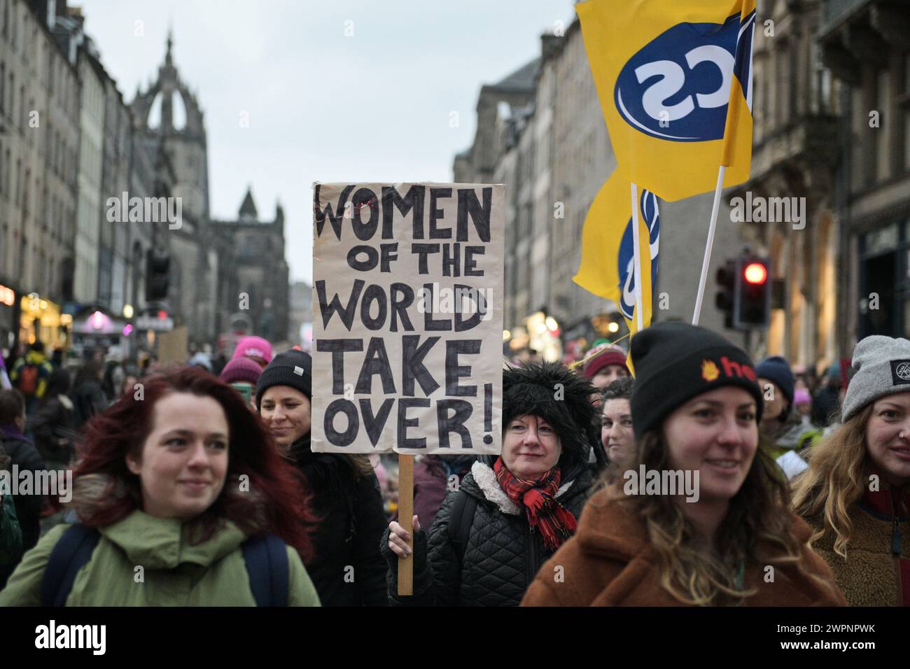 Edinburgh Scotland, UK 08 March 2024. International Women’s Day 2024 ...