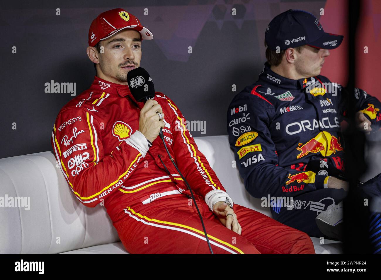 Jeddah, Saudi Arabia. 08th Mar, 2024. LECLERC Charles (mco), Scuderia Ferrari SF-24, portrait ...