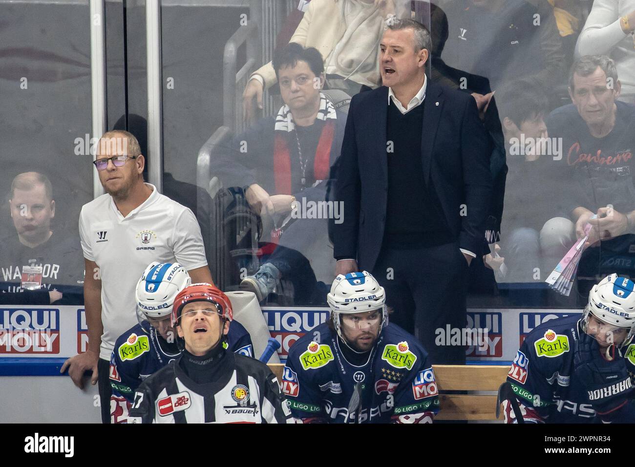 Berlin, Germany. 08th Mar, 2024. Ice hockey: DEL, Eisbären Berlin ...