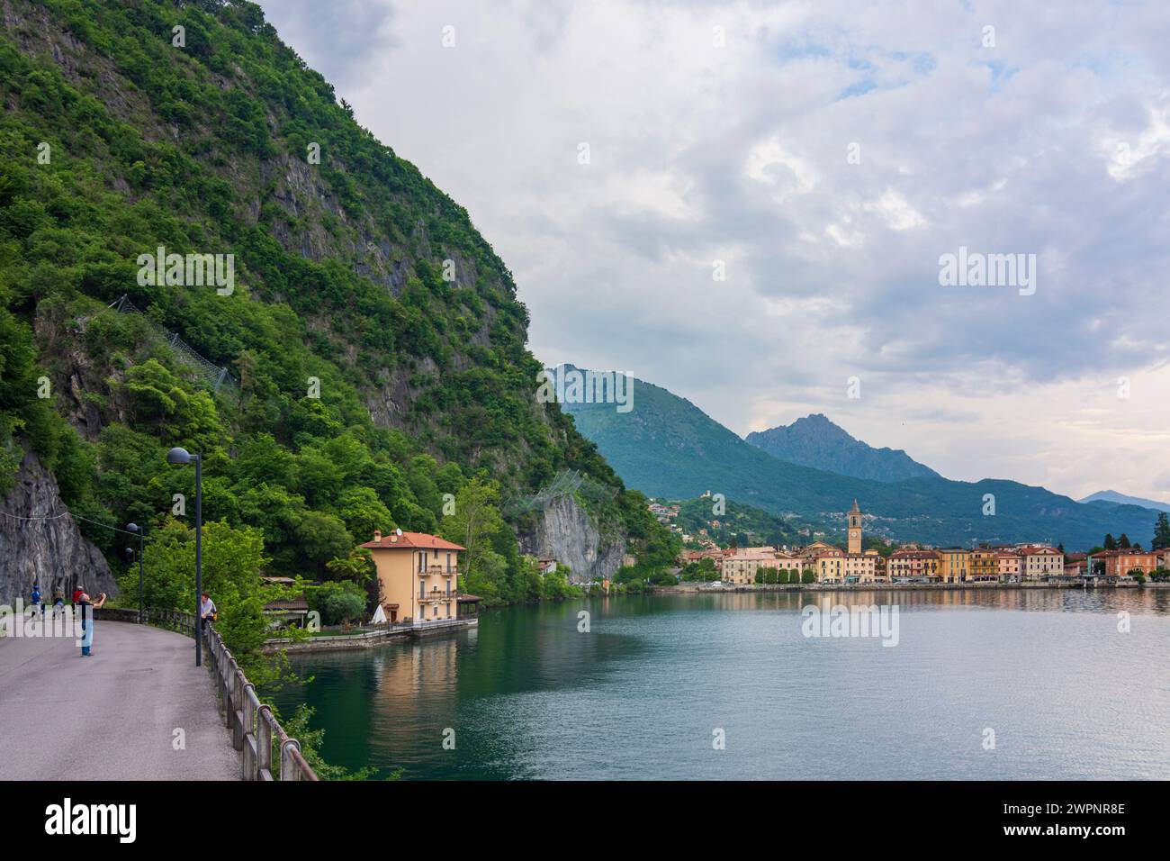 Porlezza lakefront in como hi-res stock photography and images - Alamy